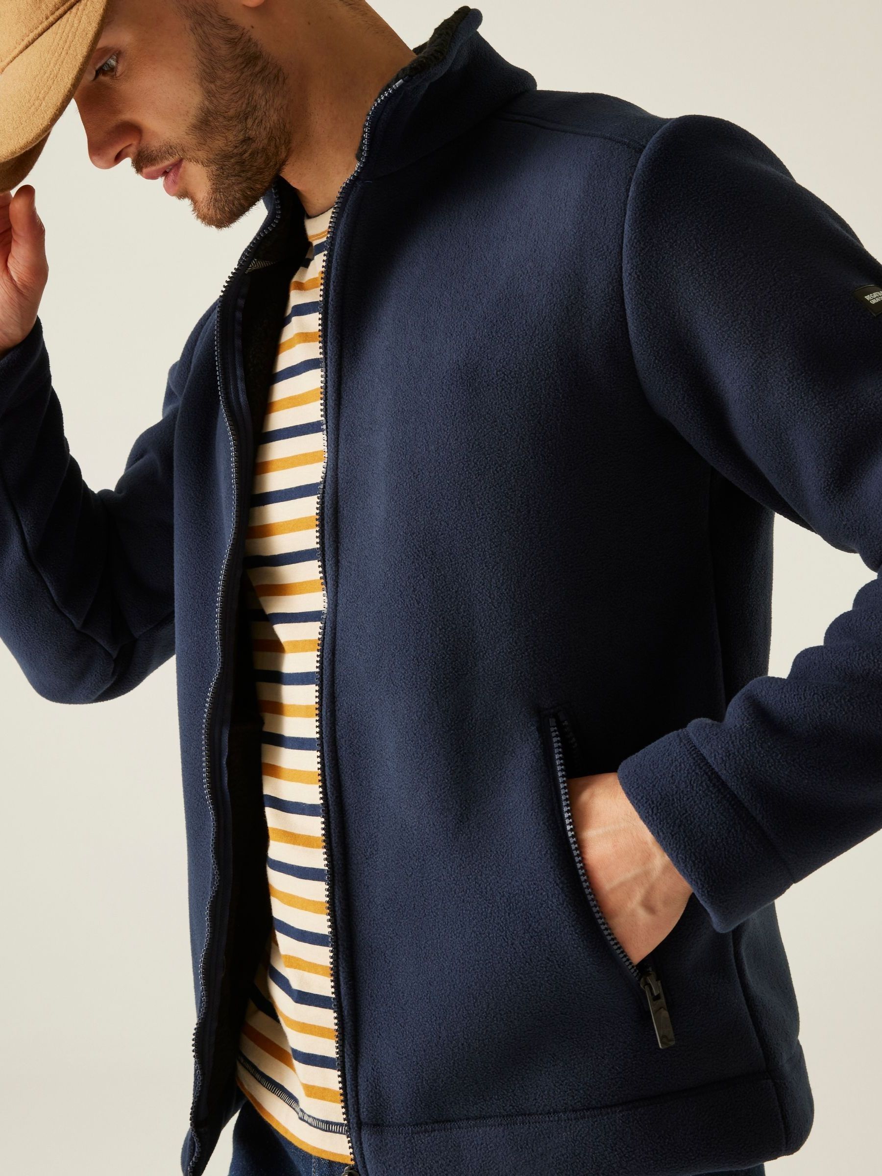 Buy Regatta Blue Garrian II Sherpa Microfleece Fleece from the Next UK ...