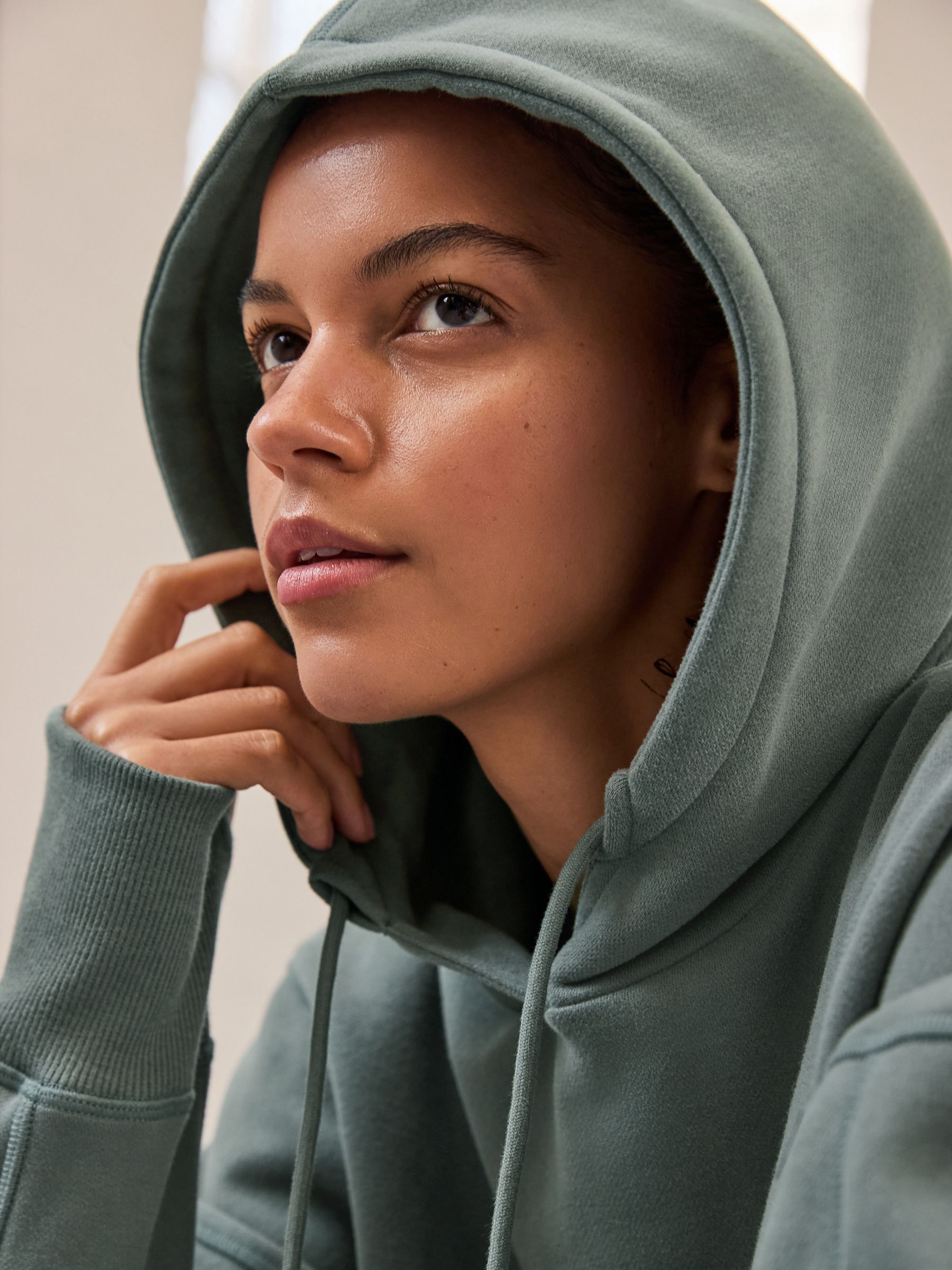 Buy Teal Blue Relaxed Fit Longline Hoodie from the Next UK online shop