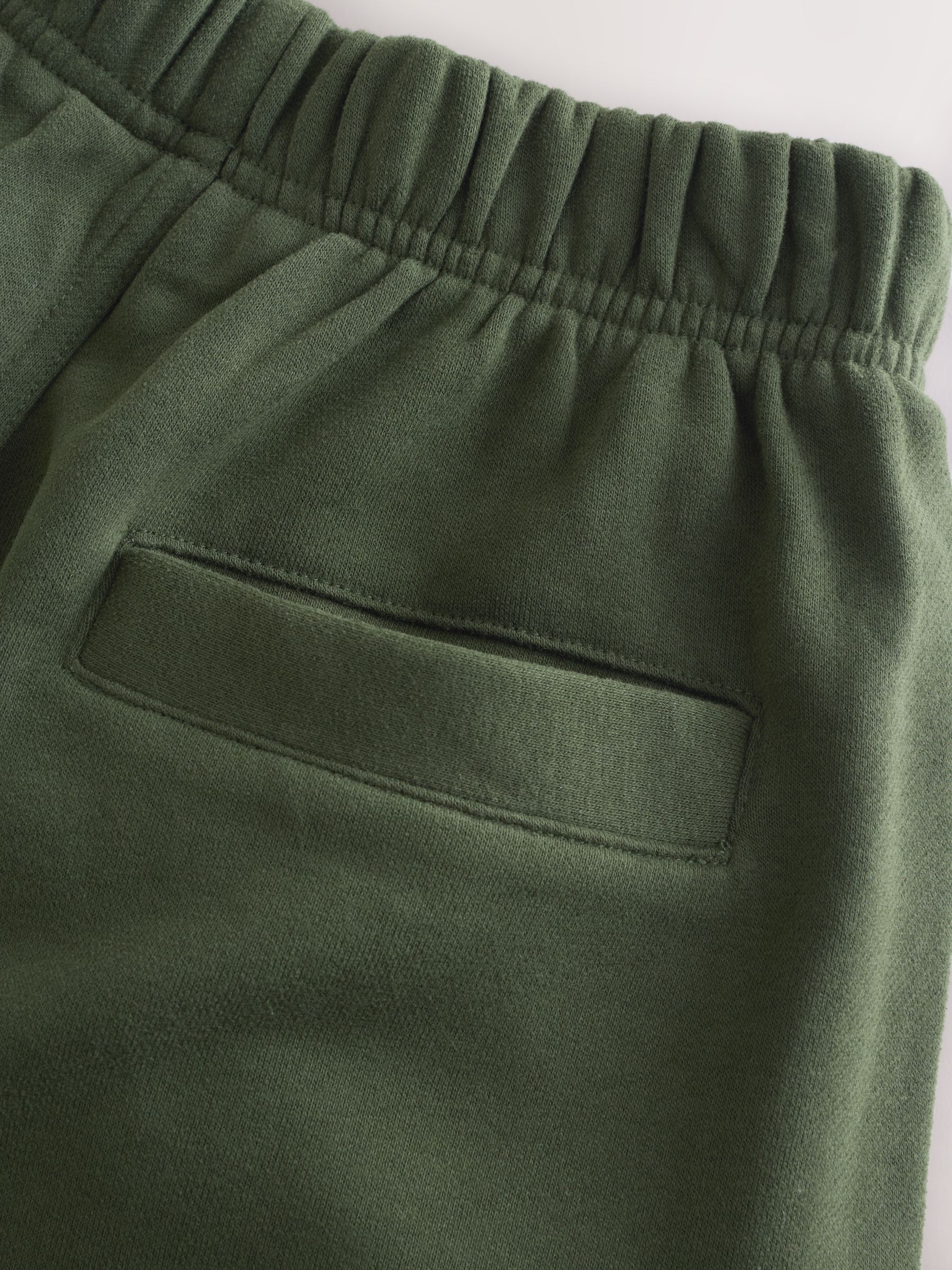 Buy Khaki Green Supersoft Peached Essentials Barrel Leg Cocoon Joggers ...