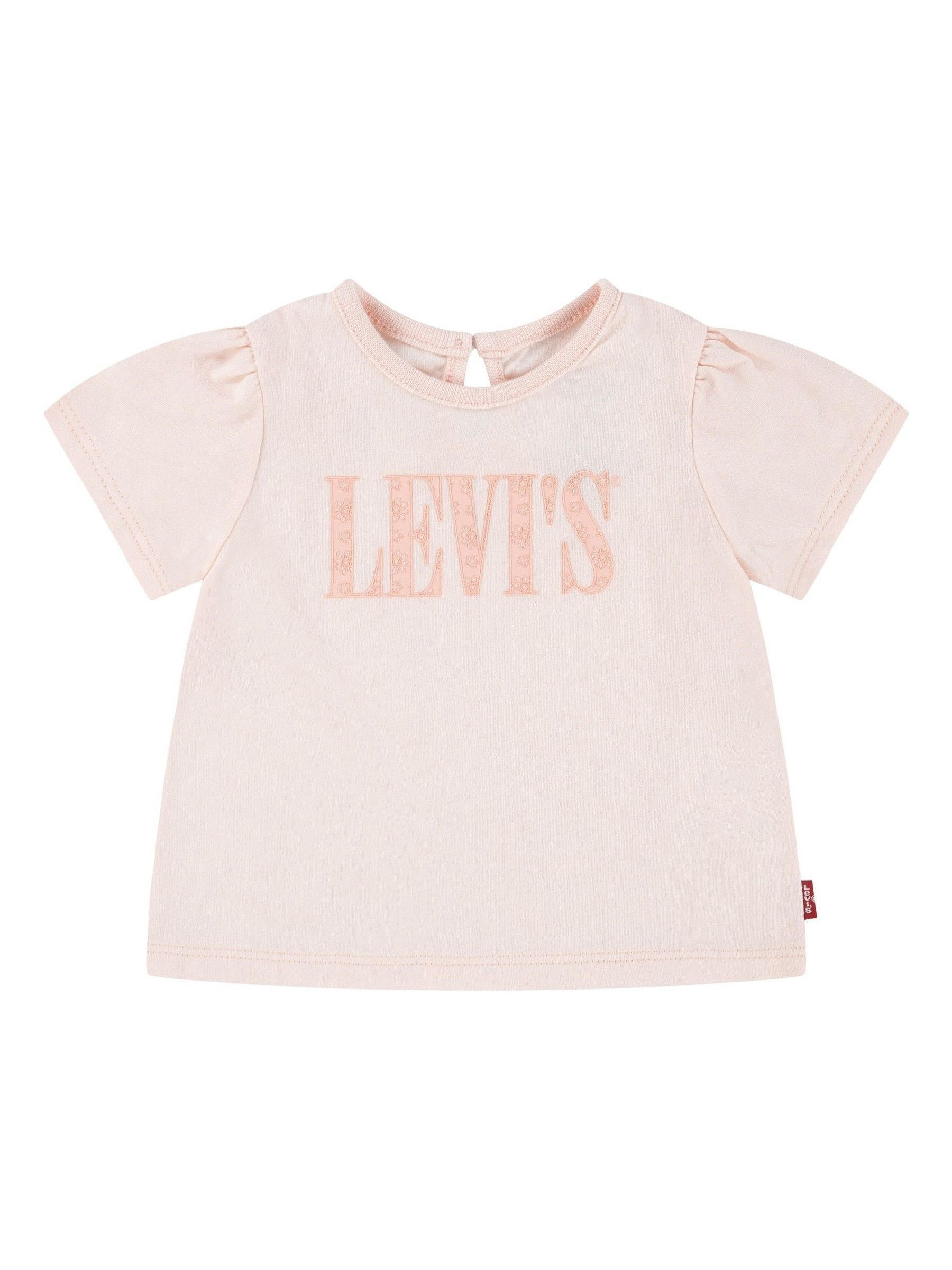 Buy Levi's® Pink Puff Sleeve Logo T-Shirt from the Next UK online shop