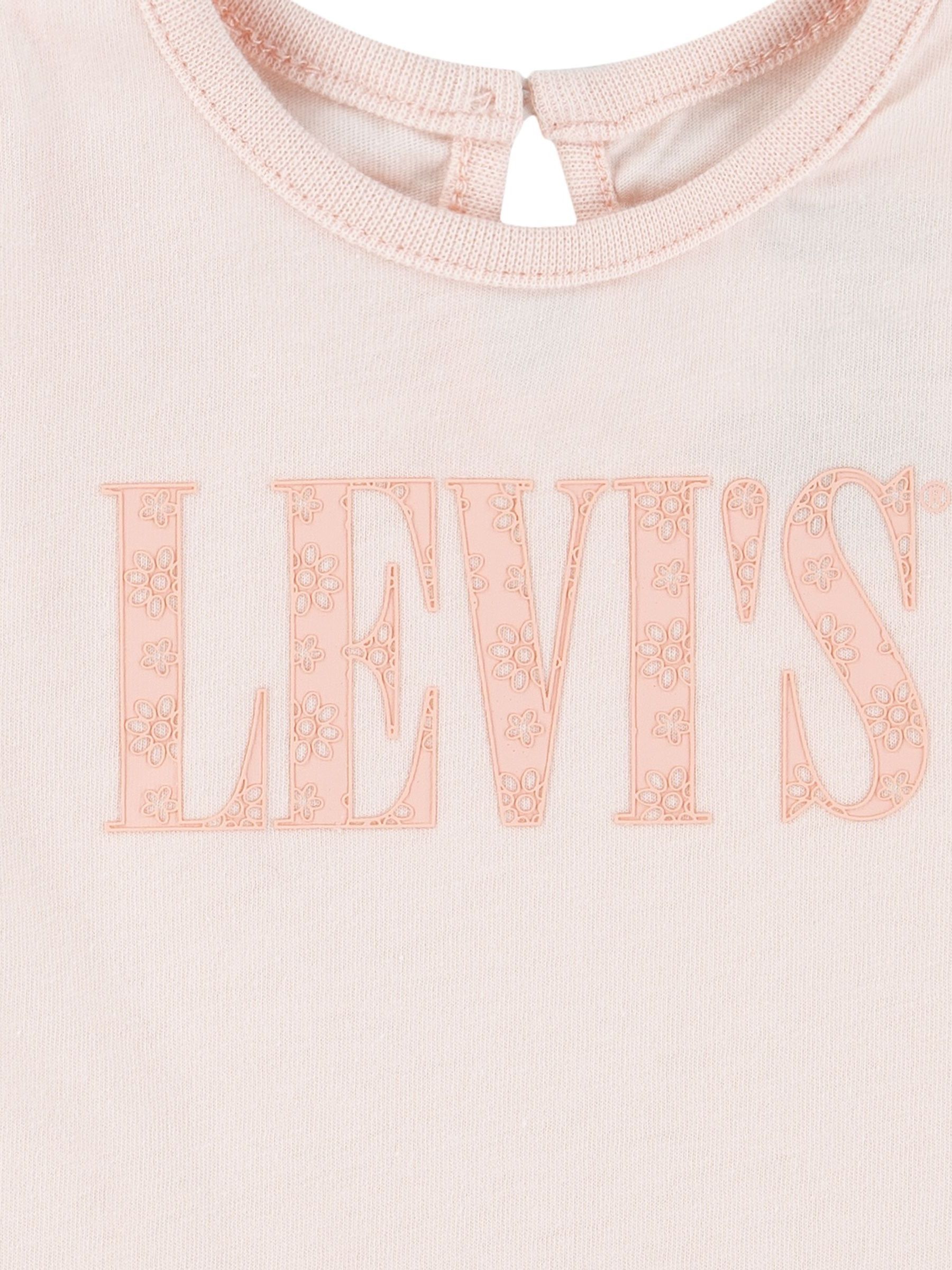 Buy Levi's® Pink Puff Sleeve Logo T-Shirt from the Next UK online shop