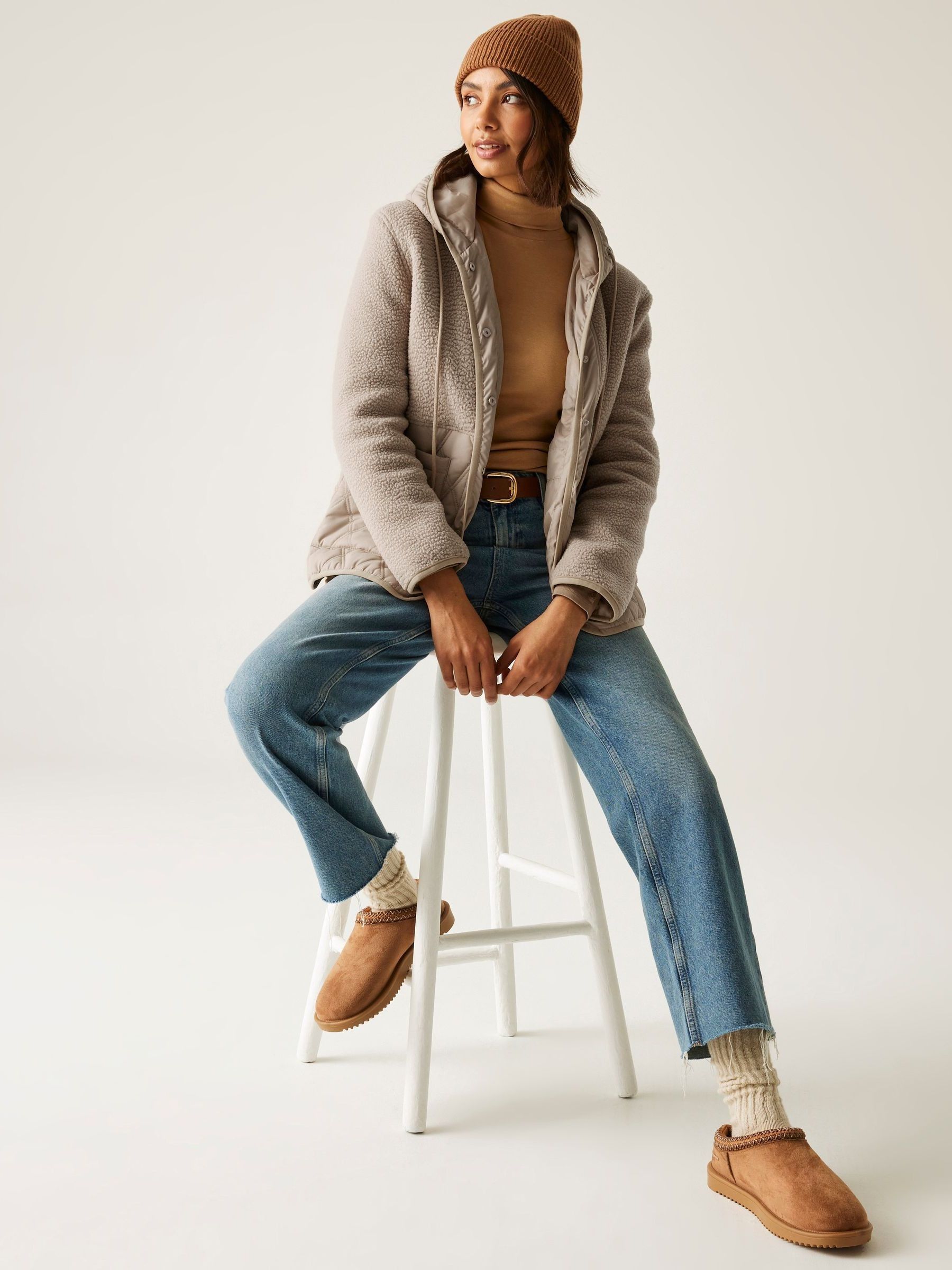 Buy Regatta Cream Womens Mikayla Quilted Jacket from the Next UK online ...