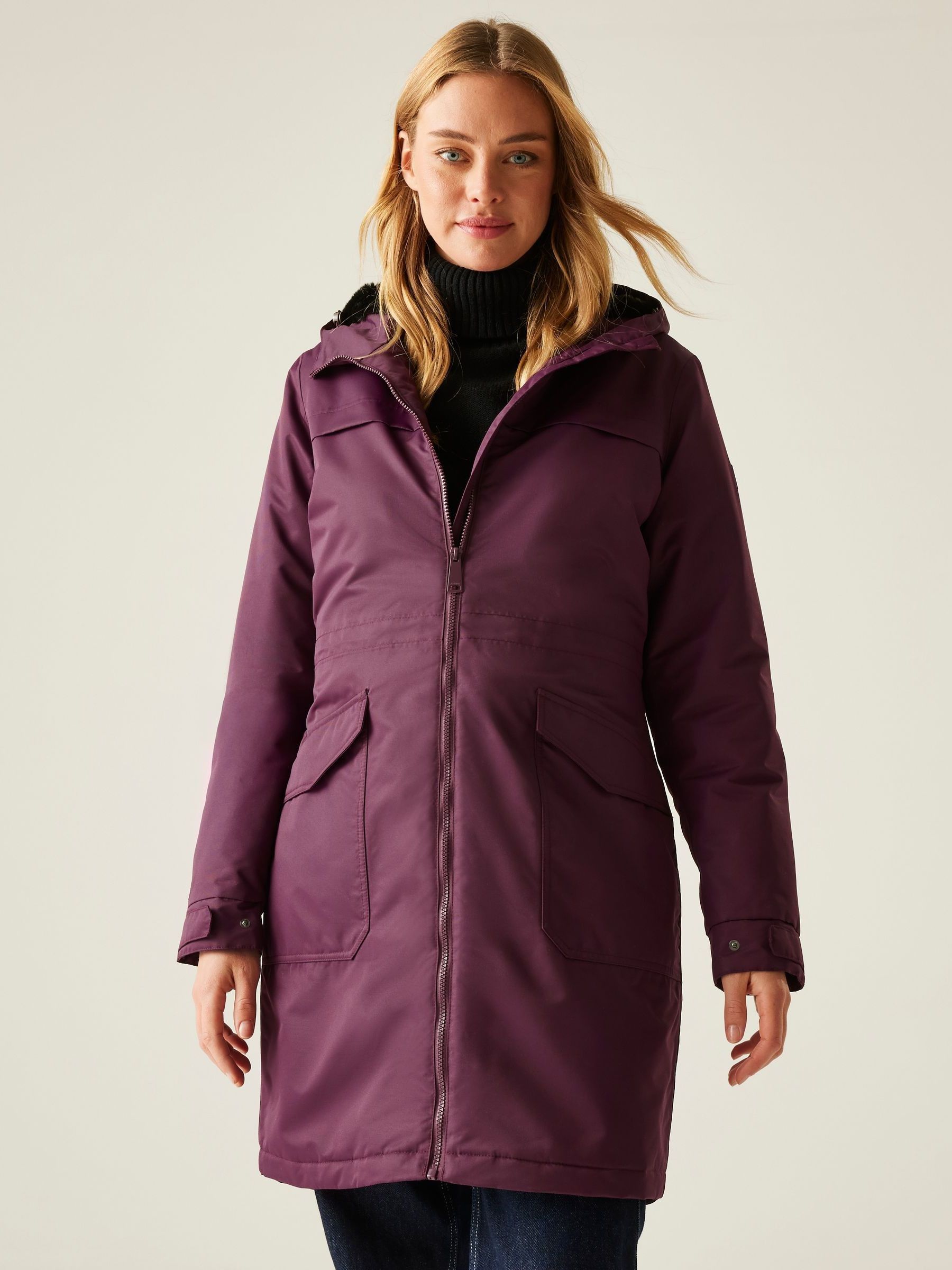 Buy Regatta Red Romine II Long Length Waterproof Coat from the Next UK ...