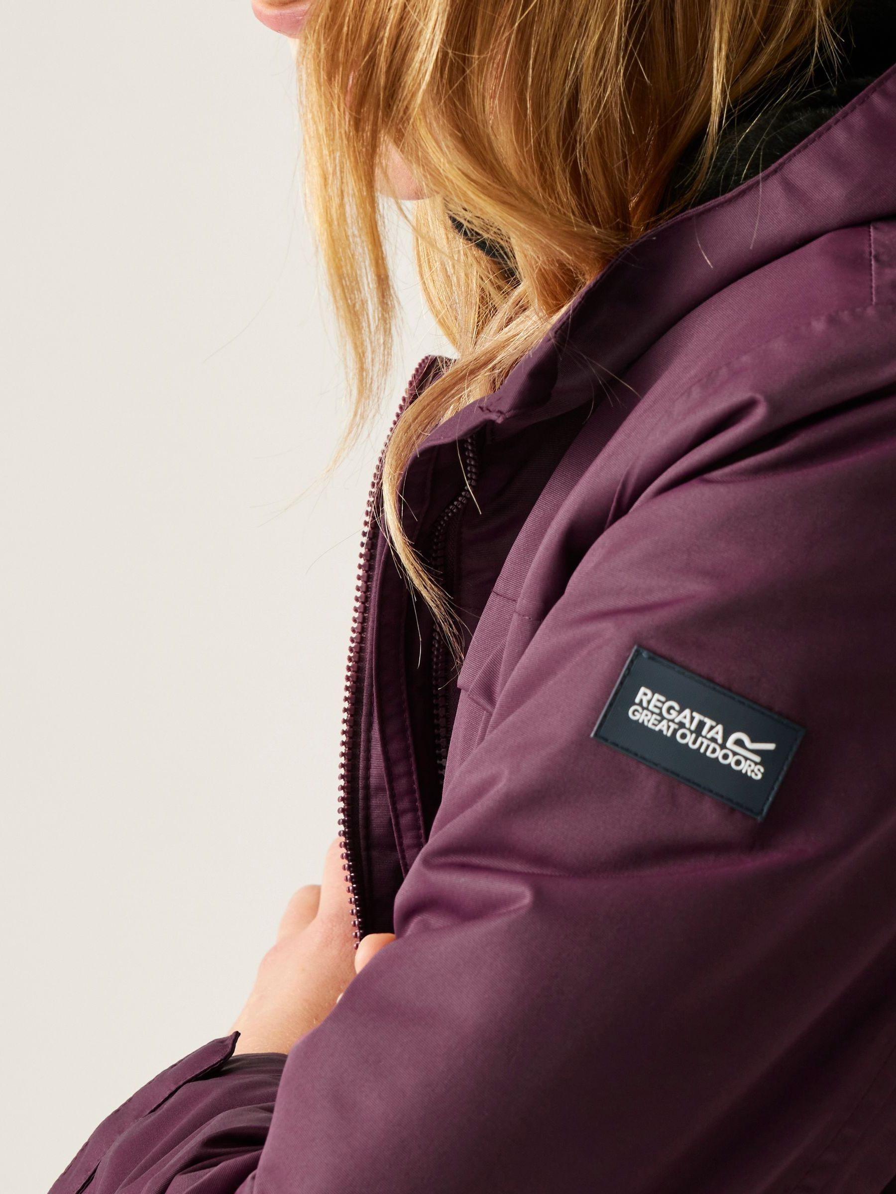 Buy Regatta Red Romine II Long Length Waterproof Coat from the Next UK ...