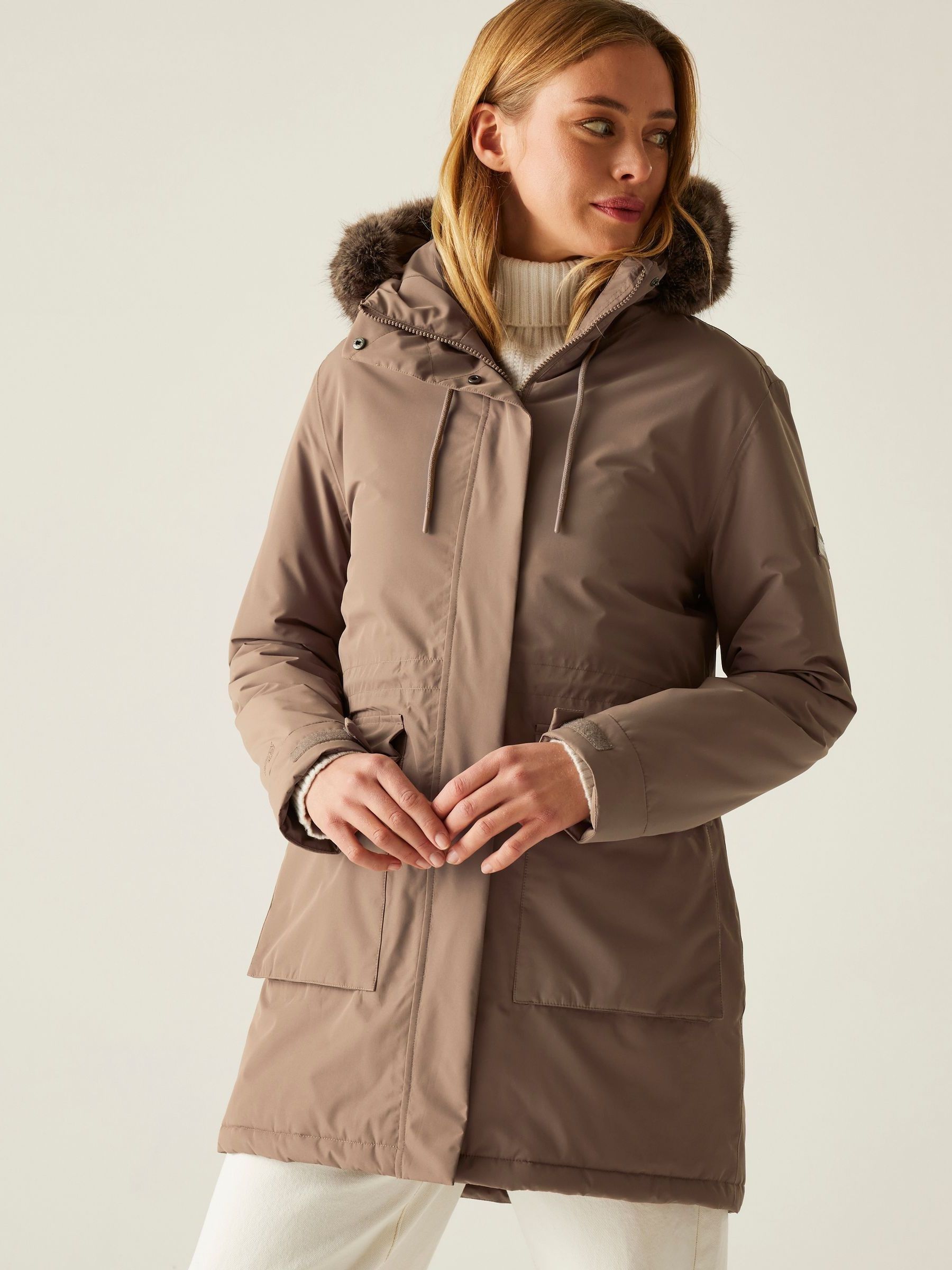 Buy Regatta Brown Sabinka Isotex 10000 Waterproof And Breathable Jacket ...