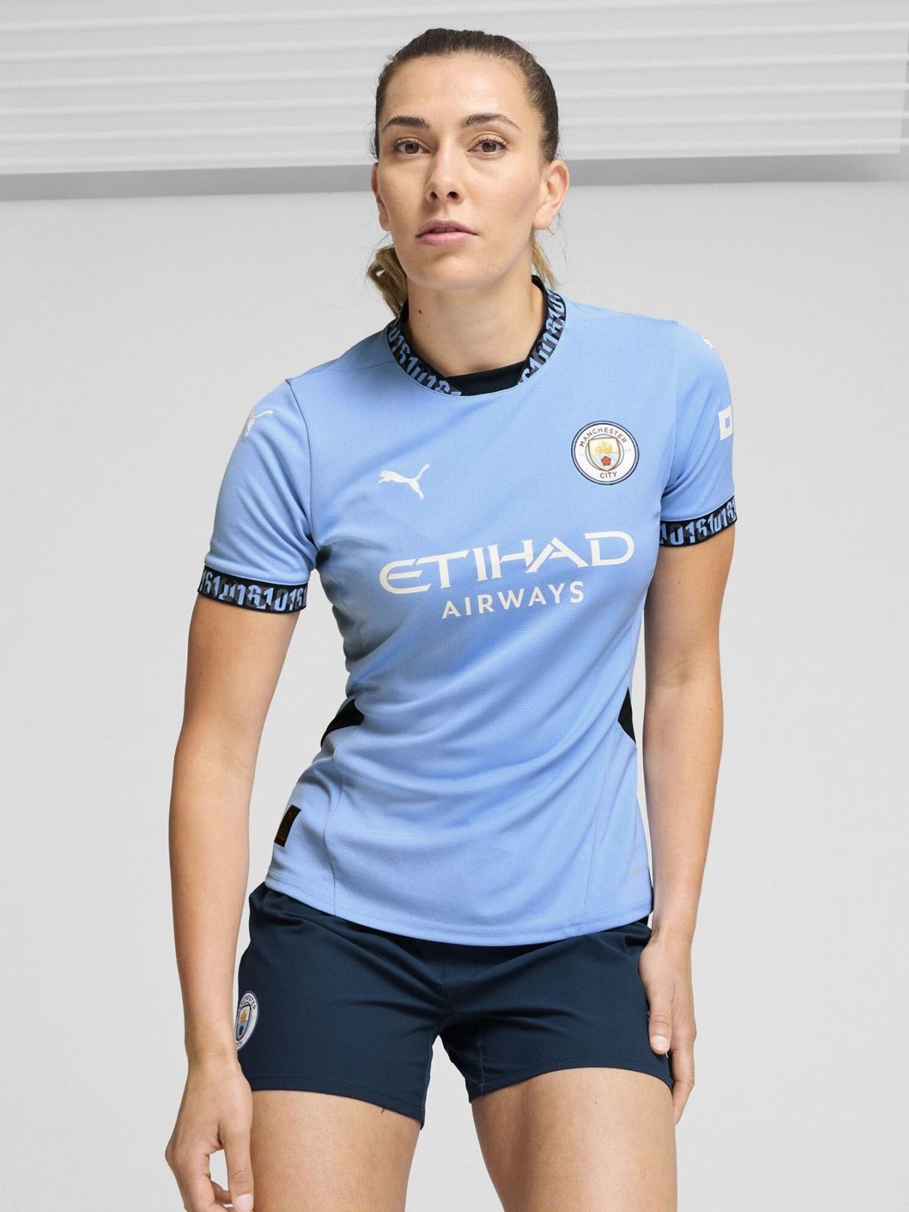 Przeglądaj Puma Womens Manchester City 24/25 Home Jersey Przeglądaj Puma Womens Manchester City 24/25 Home Jersey