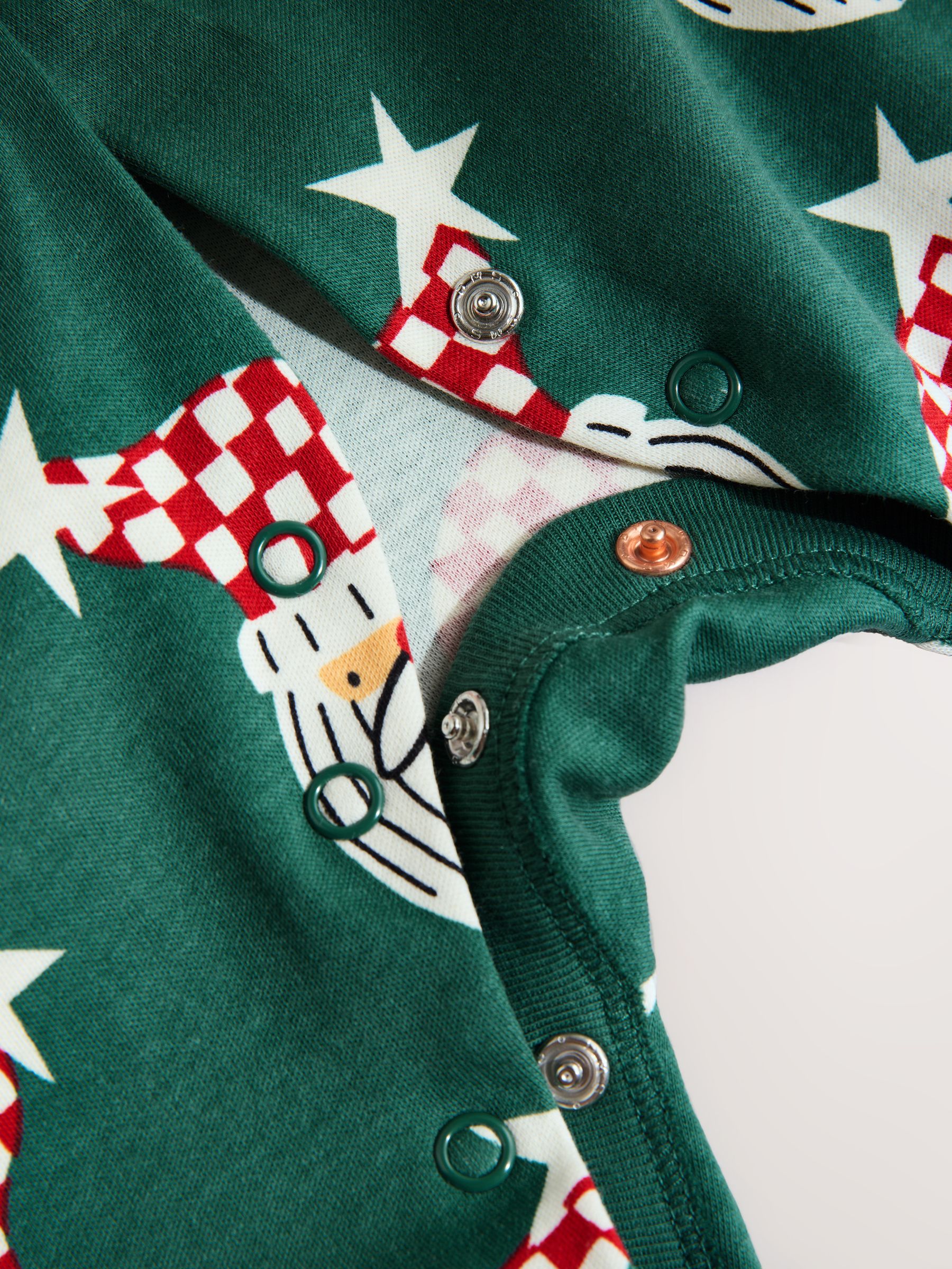 Buy Green Santa Matching Family Christmas Sleepsuit (0mths-3yrs) from ...