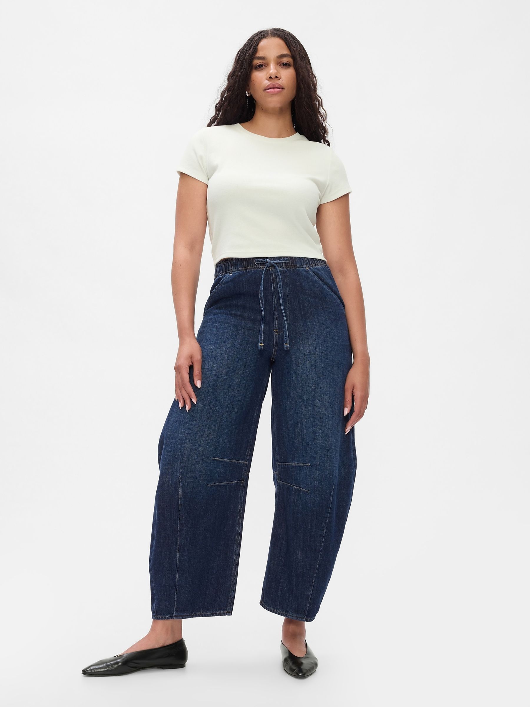 Buy Gap Blue Mid Rise Easy Horseshoe Jeans from the Next UK online shop