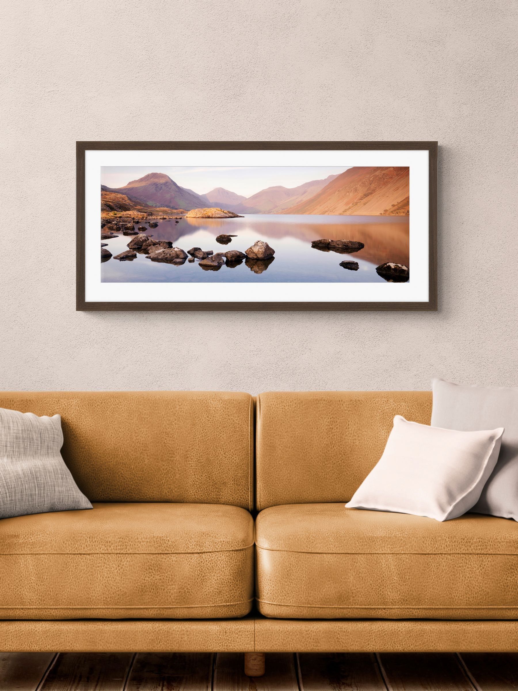 Buy Artko Walnut Britains Favourite View by Mike Shepherd Framed Art ...
