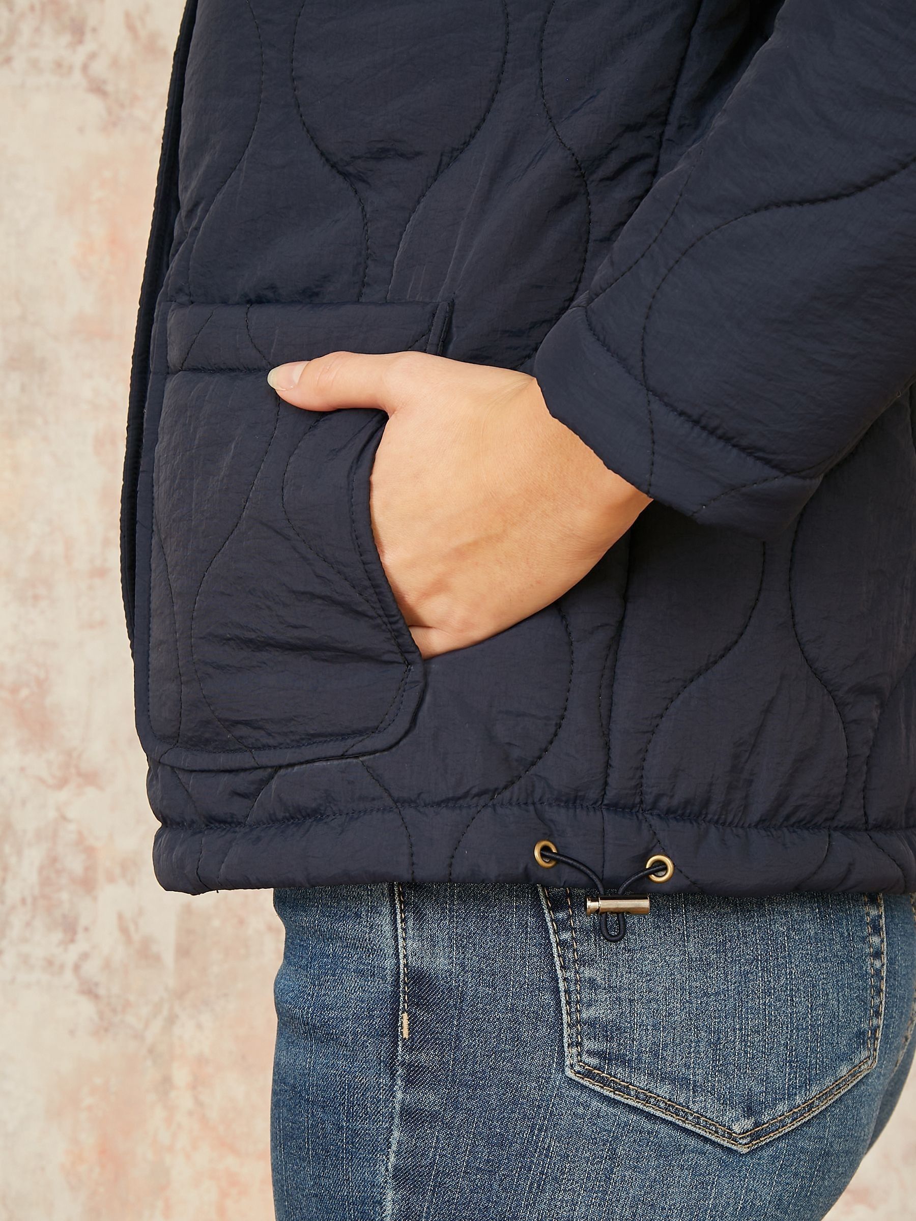Buy Yumi Blue Short Quilted Jacket from the Next UK online shop