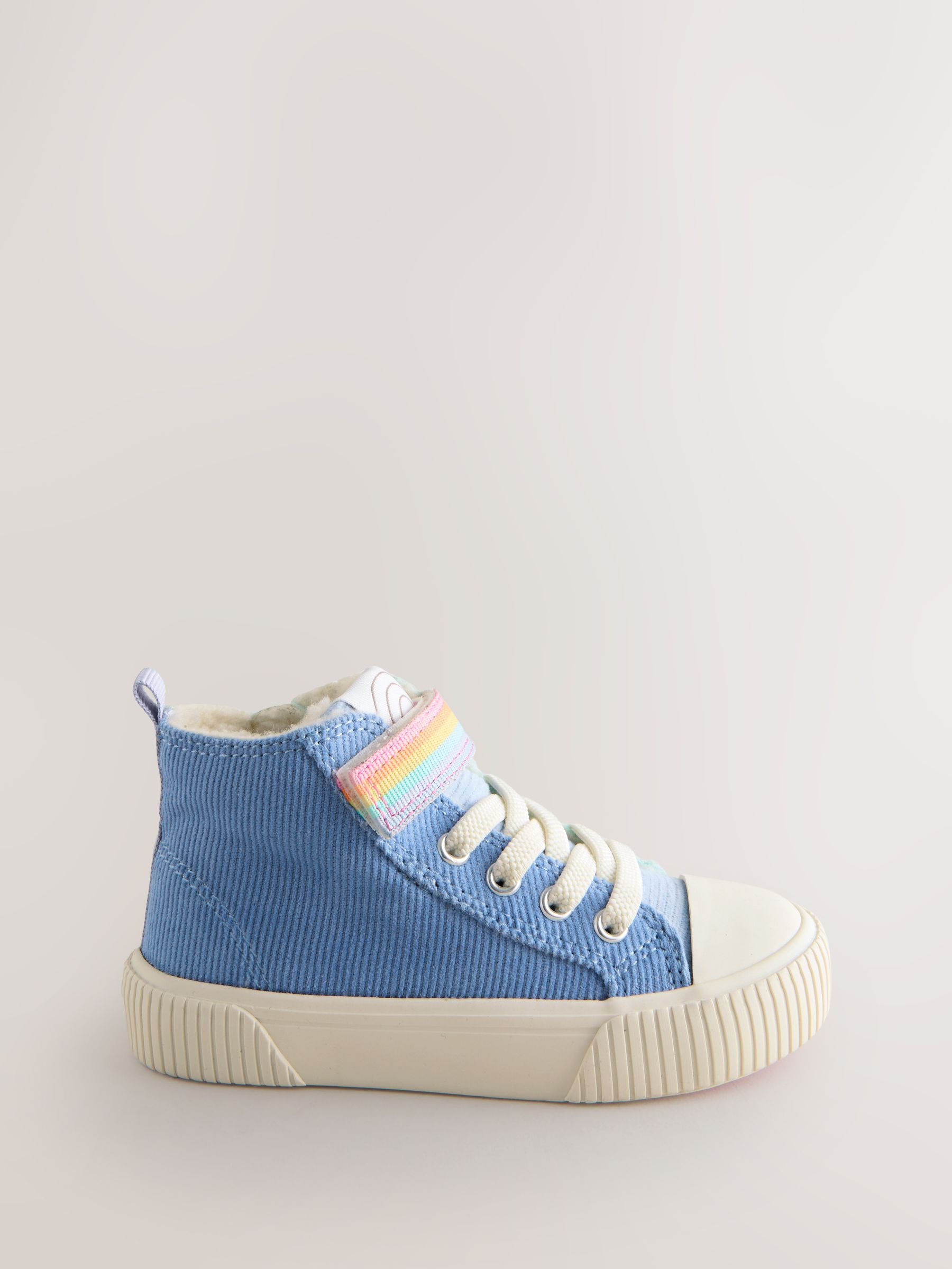 Buy Little Bird by Jools Oliver Multi Pastel Corduroy Borg Lined Hi-Top ...