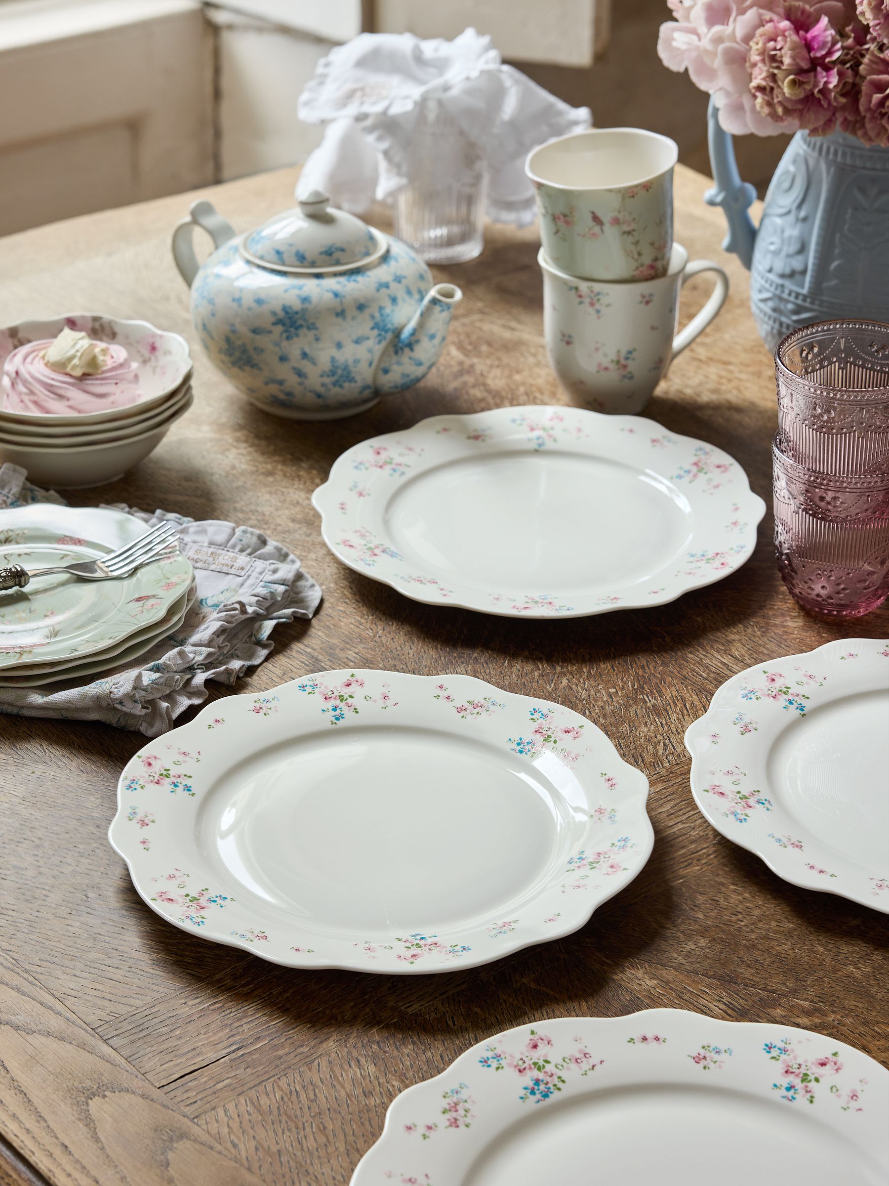 Buy Shabby Chic by Rachel Ashwell® Set of 4 Floral Print Rosabelle ...