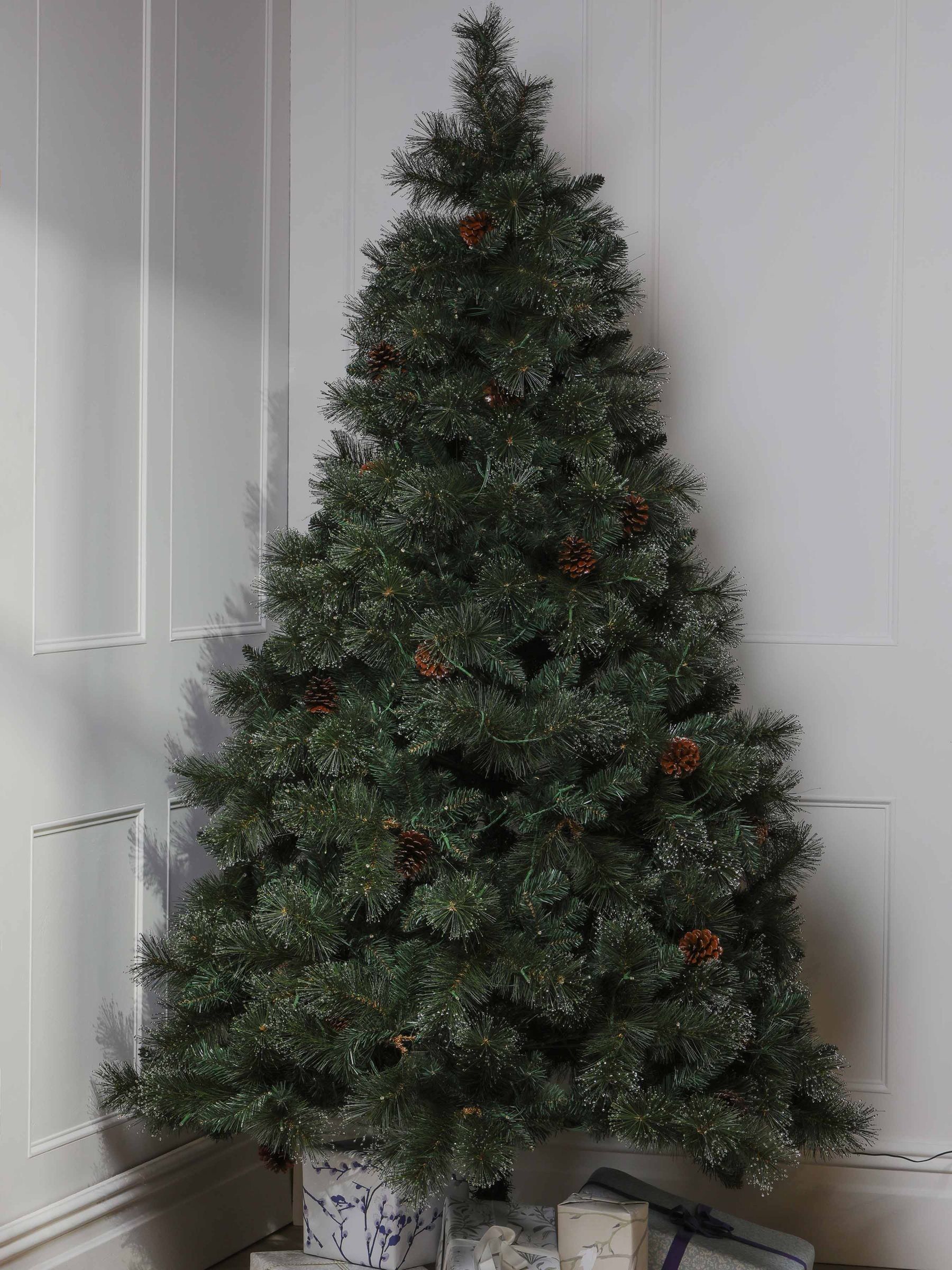 Buy Laura Ashley Green 7ft Pre Lit Dew Drop Christmas Tree from the ...