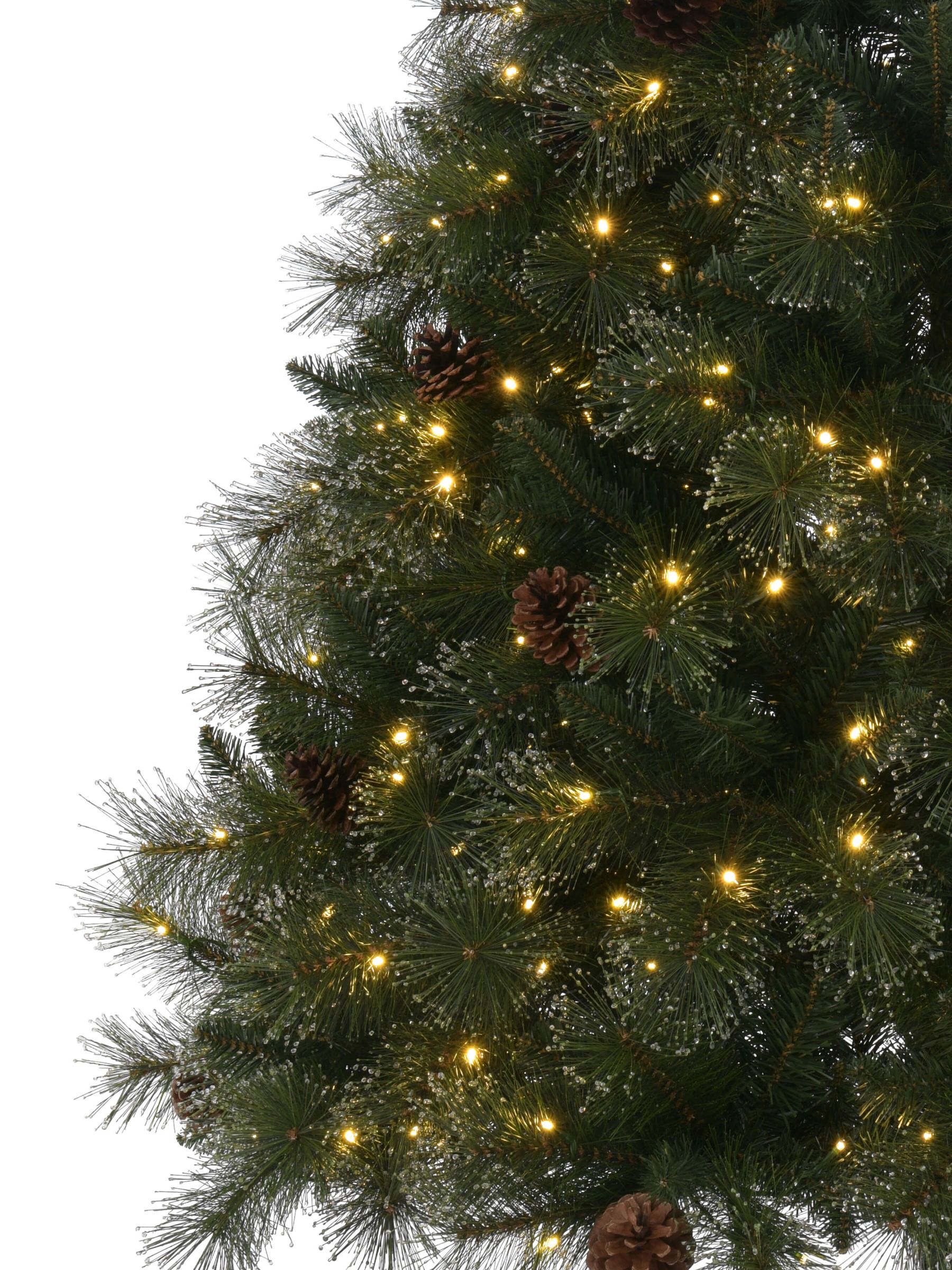 Buy Laura Ashley Green 7ft Pre Lit Dew Drop Christmas Tree from the ...