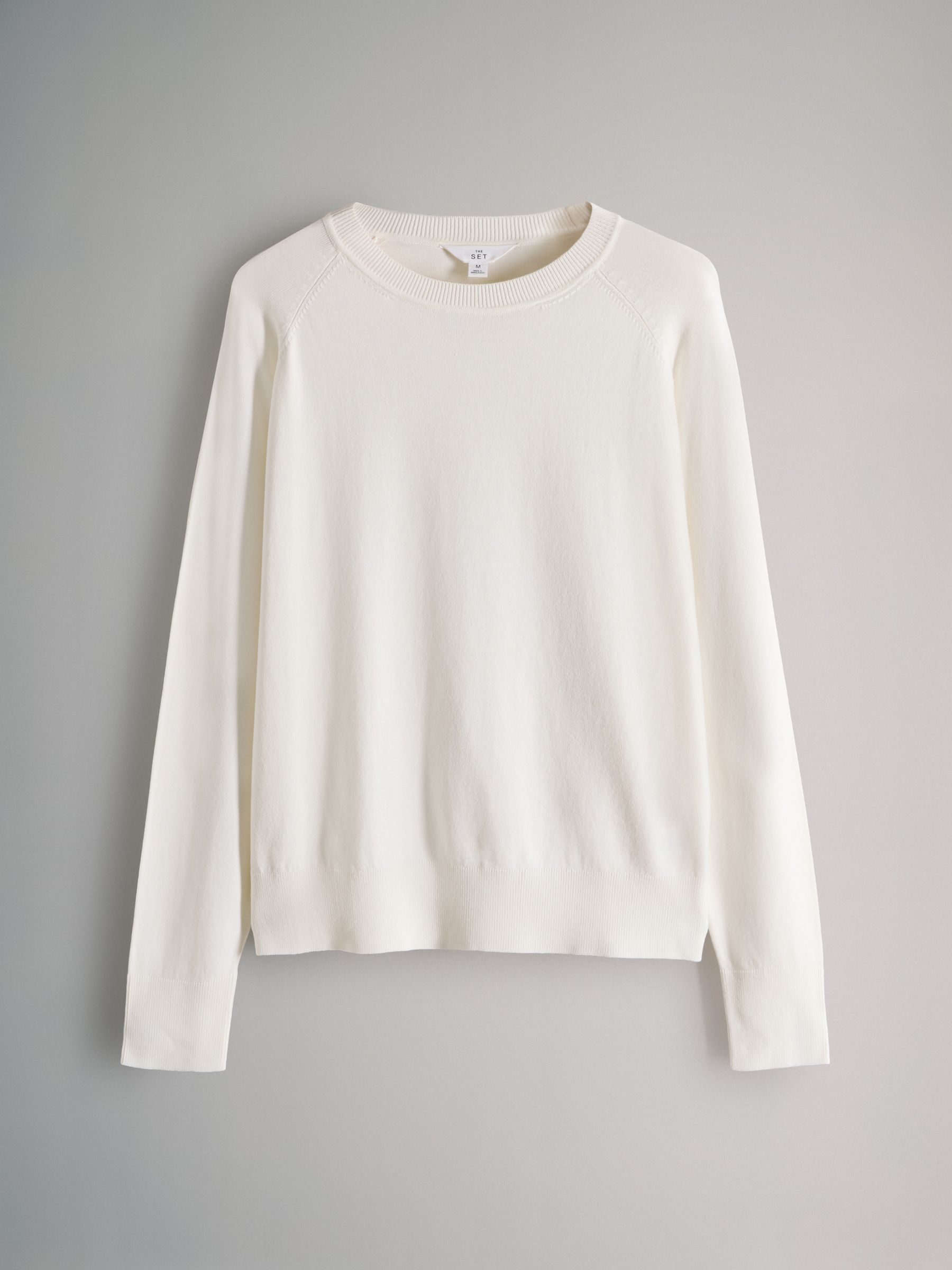 Buy The Set 3 Pack Fine Knit Crew Neck Jumpers Red/Navy/Cream from Next ...