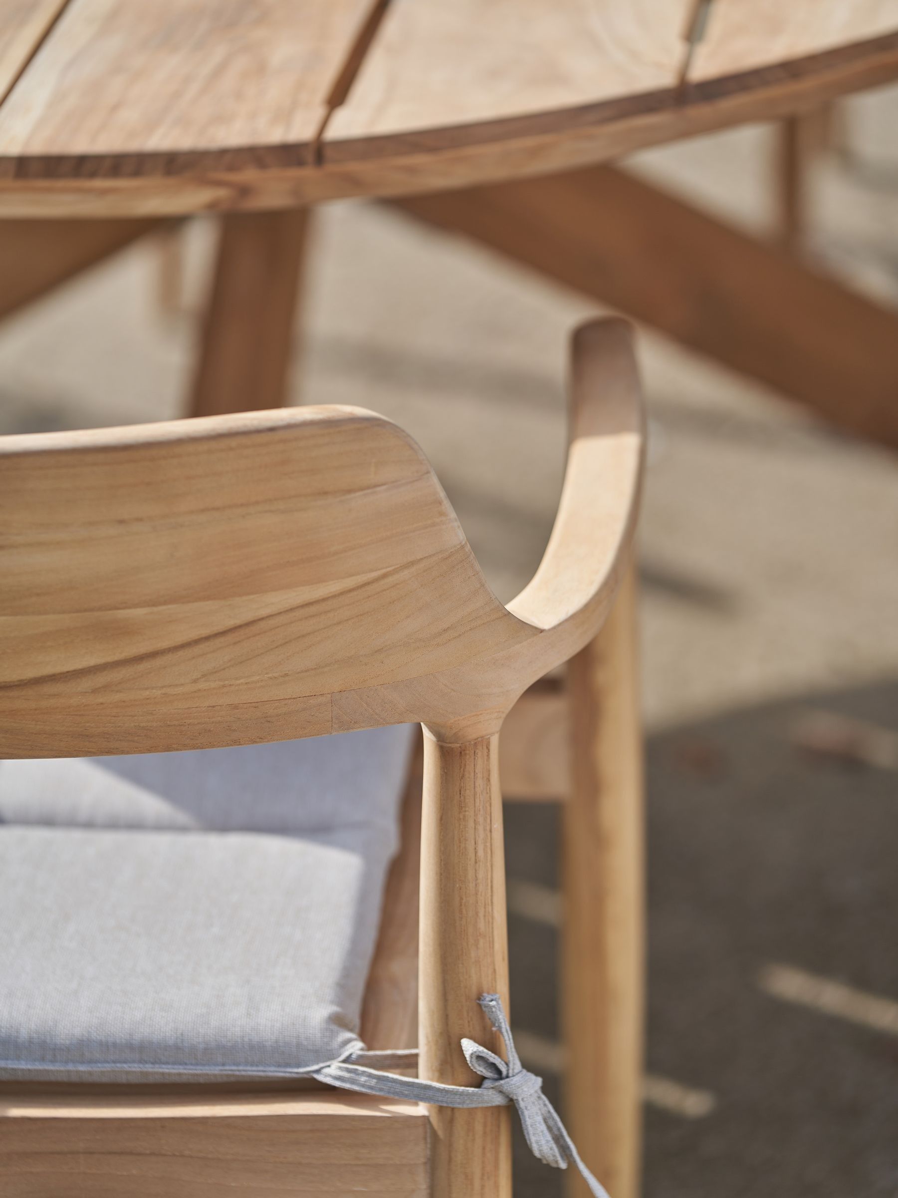 Buy Pacific Teak Reuleaux Salita Wood Garden 6 Seater Dining Set from ...
