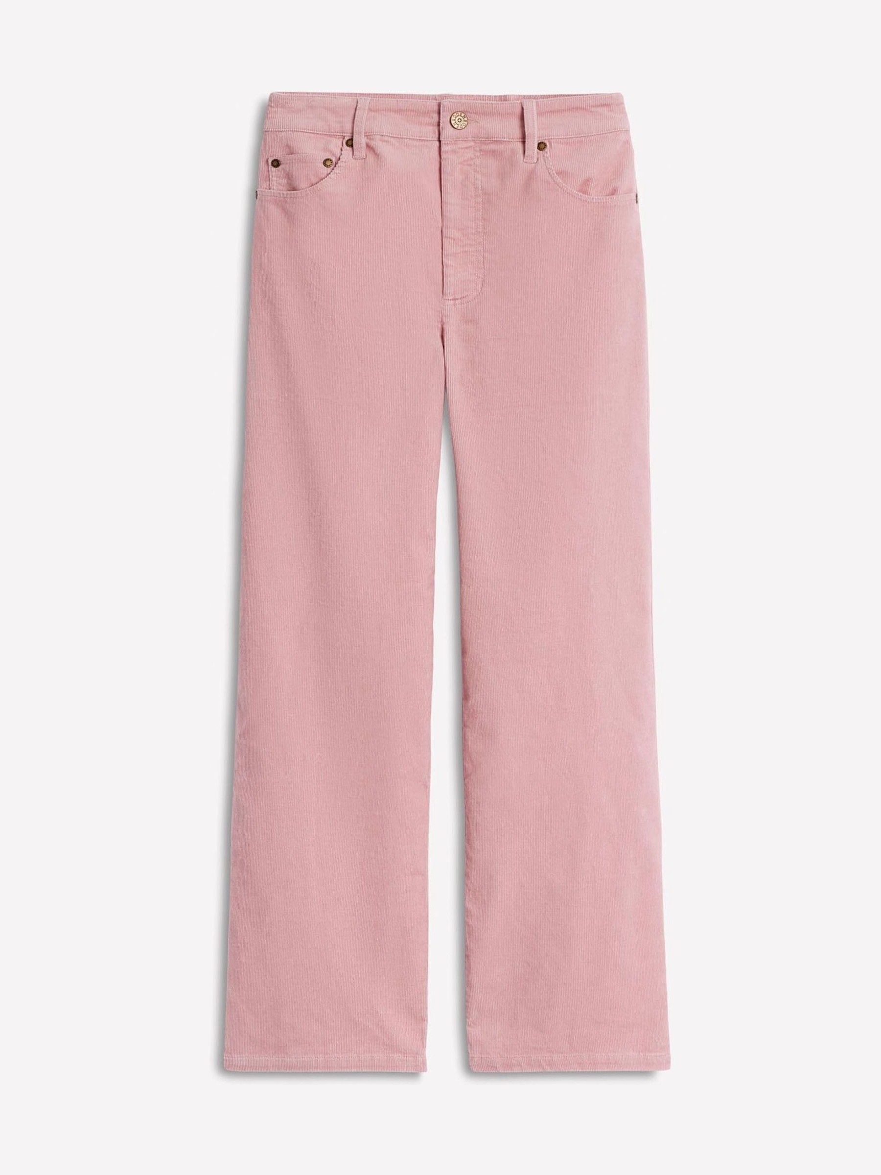 Buy Boden Pink High Rise Straight Corduroy Jeans from the Next UK ...