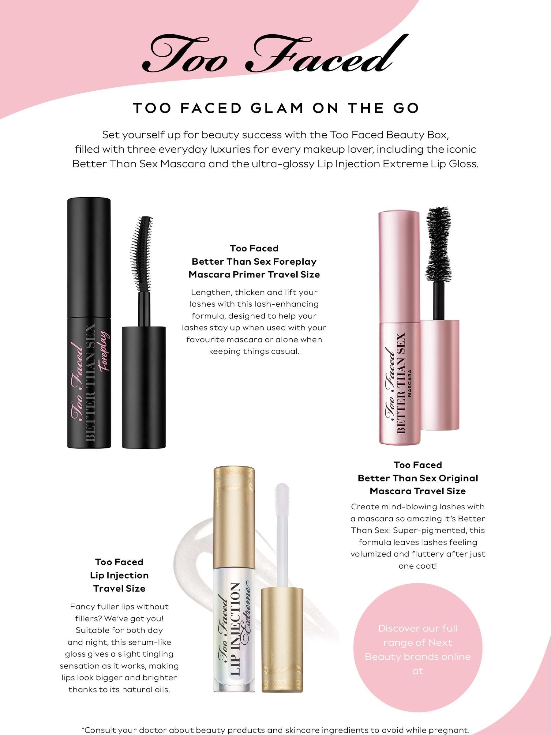 Buy Too Faced Exclusive Glam on the Go Beauty Box (Worth £48) from the ...