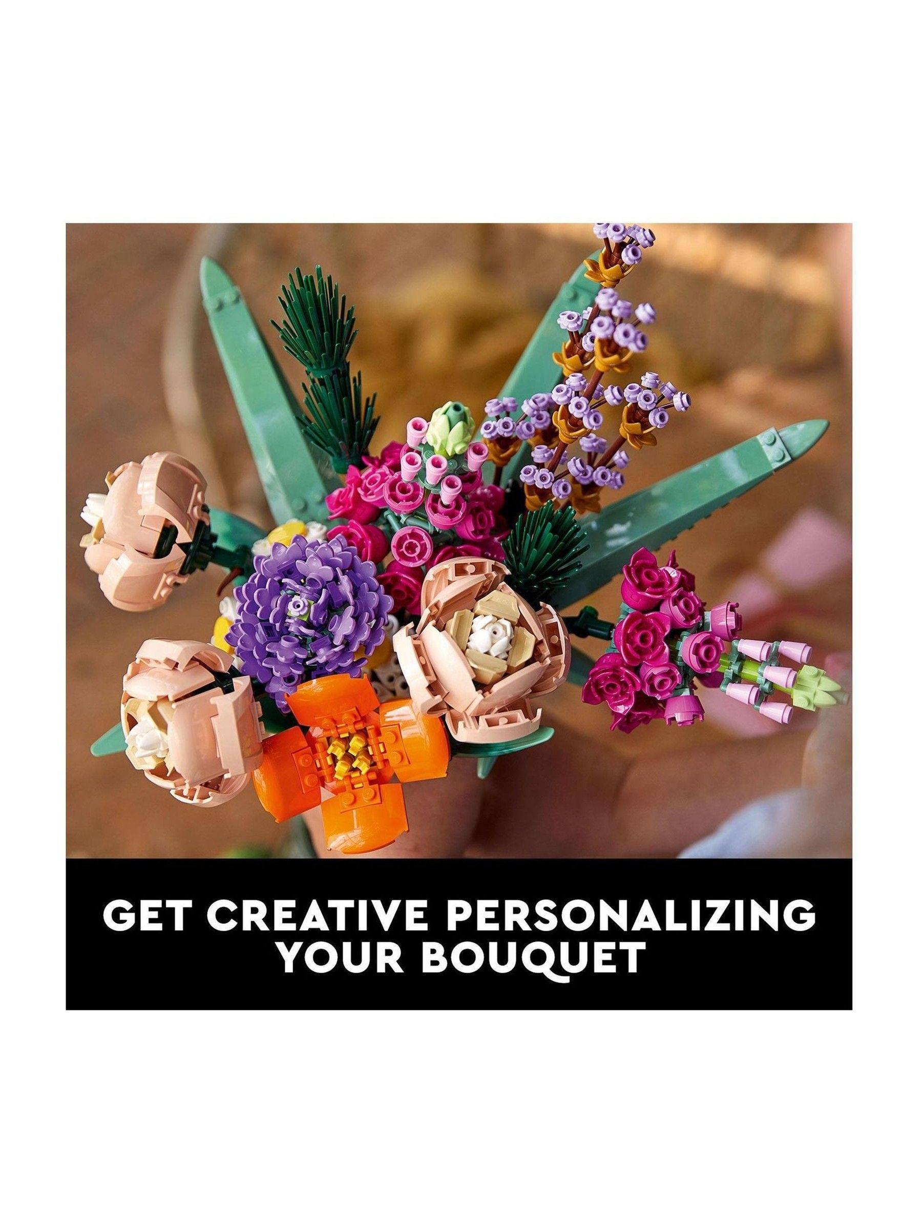 Buy LEGO Icons Flower Bouquet Set for Adults 10280 from the Next UK ...