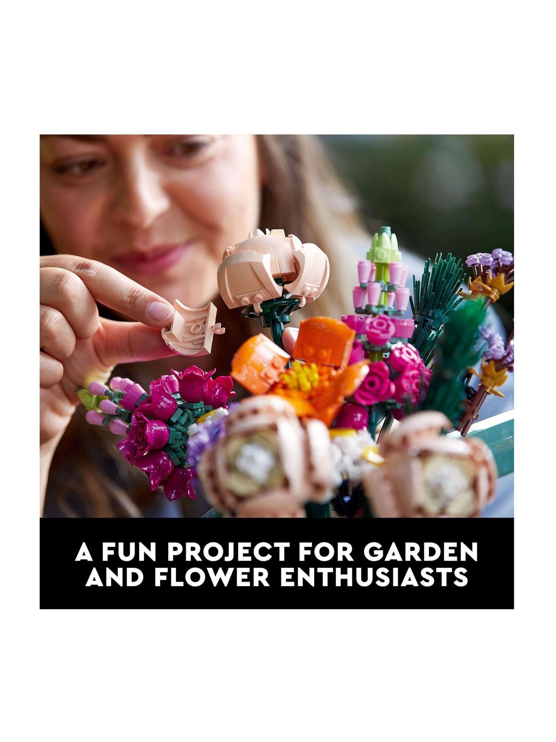 Buy LEGO Icons Flower Bouquet Set for Adults 10280 from the Next UK ...