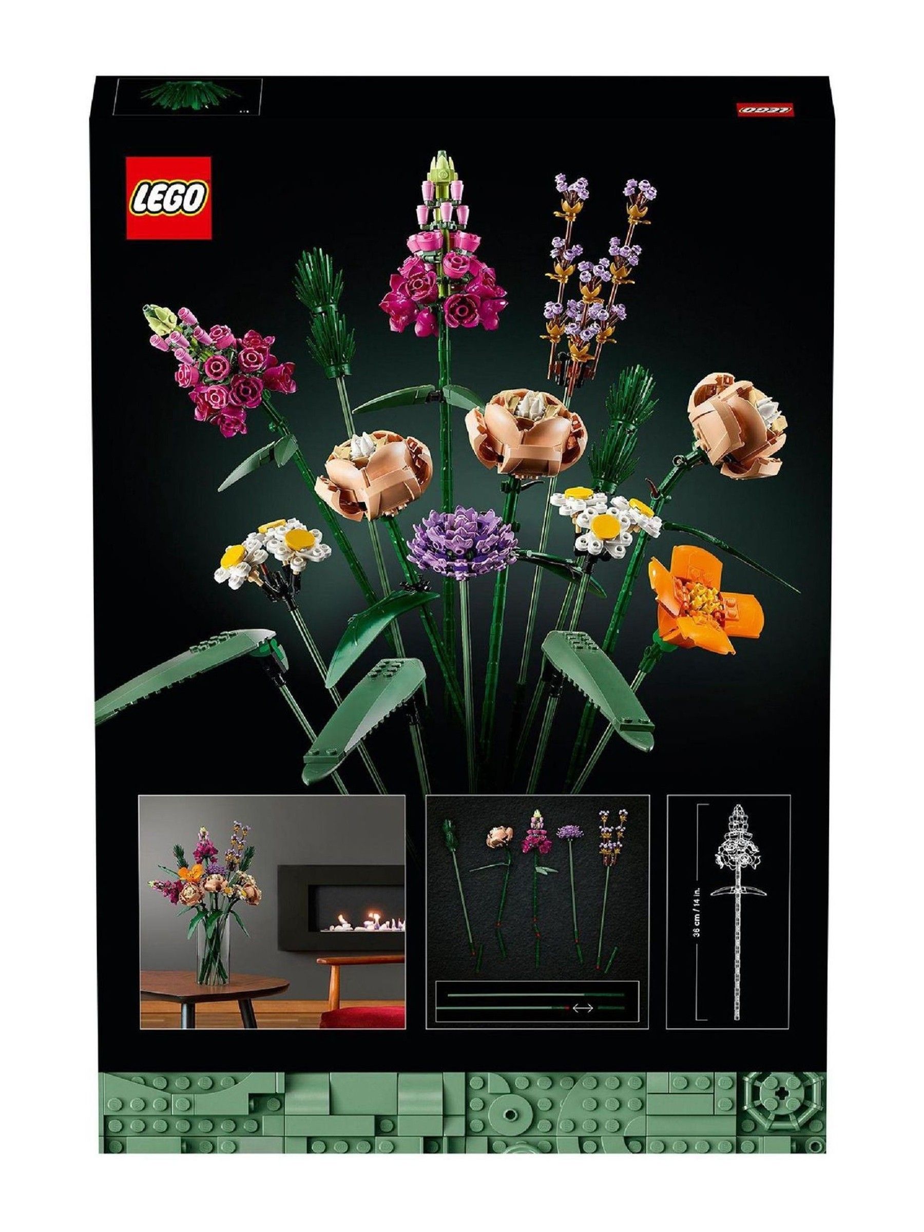 Buy LEGO Icons Flower Bouquet Set for Adults 10280 from the Next UK ...