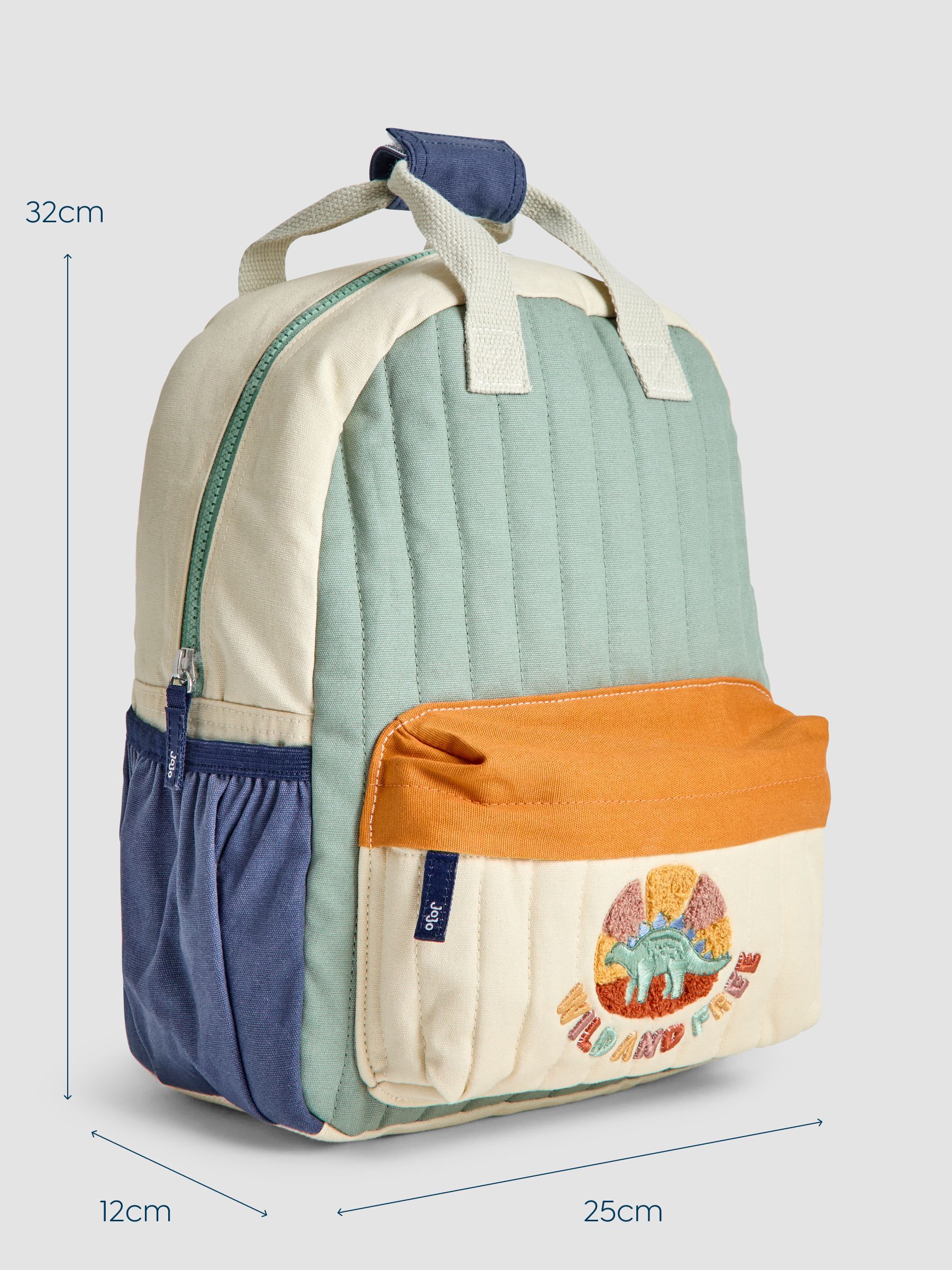 Buy JoJo Maman Bébé Khaki Dino Medium Backpack from Next India