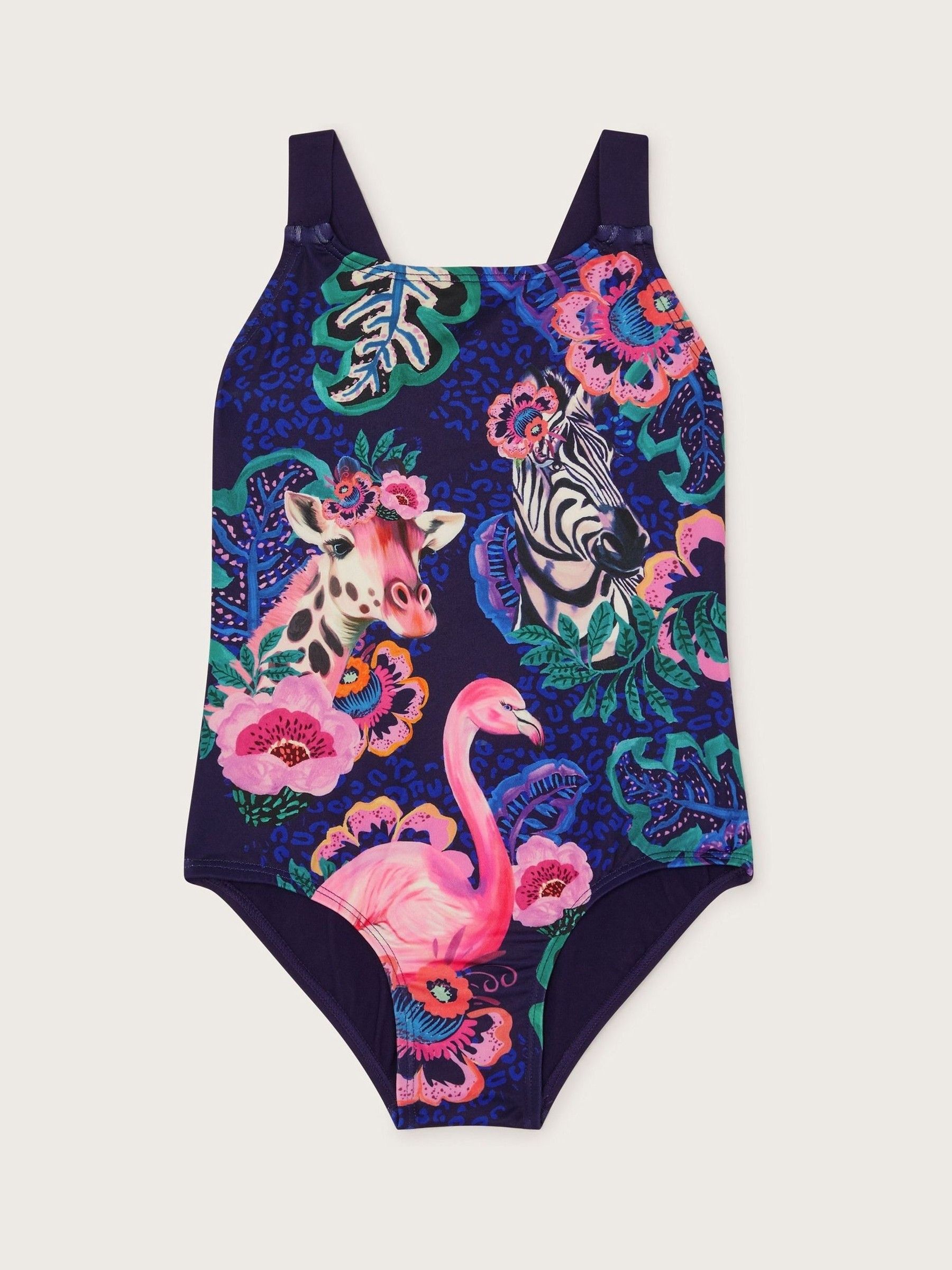 Buy Monsoon Blue Wild Animal Print Swimsuit from Next Hong Kong