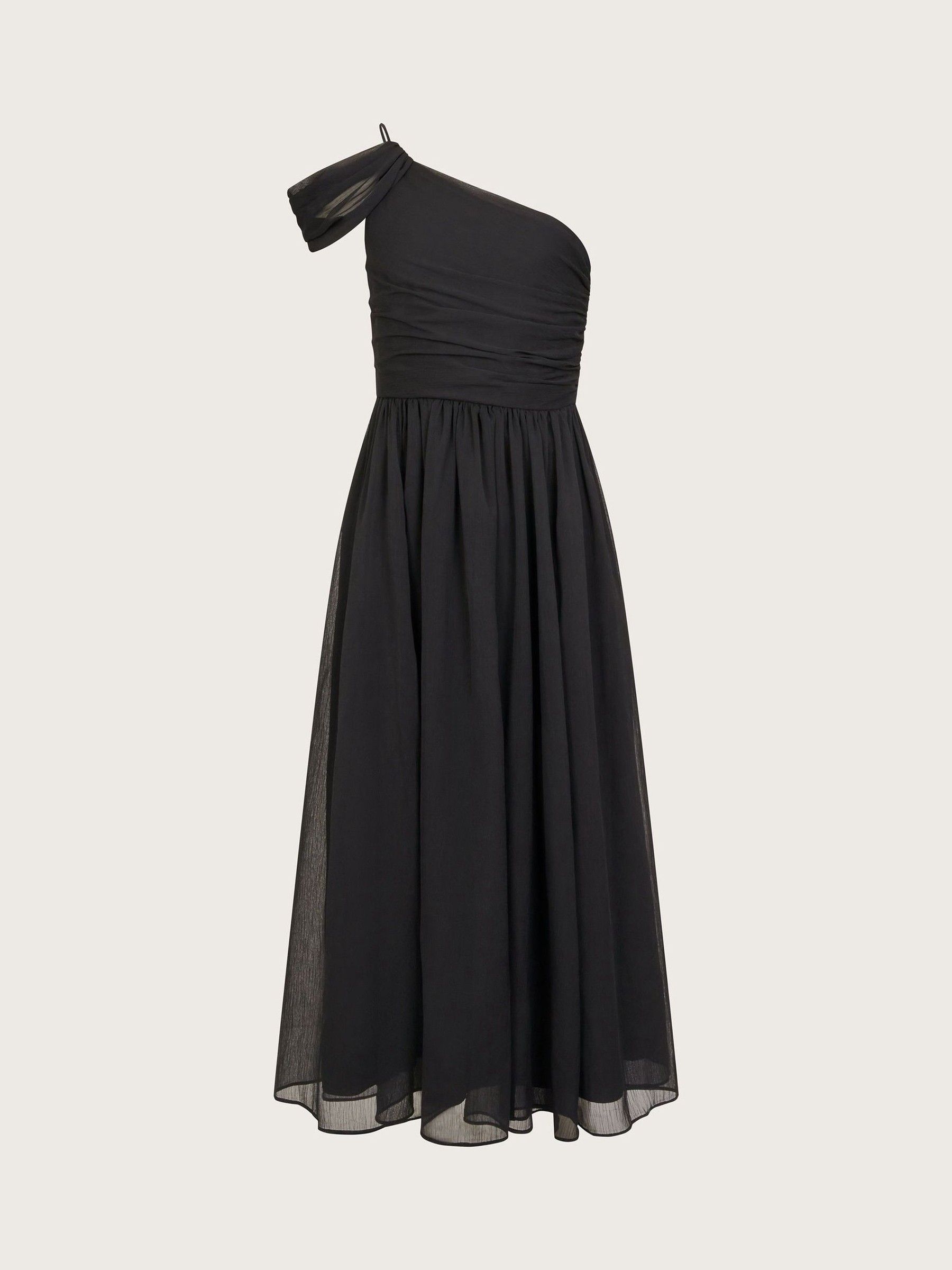 Buy Monsoon Black Texas One Shoulder Prom Dress from Next Australia