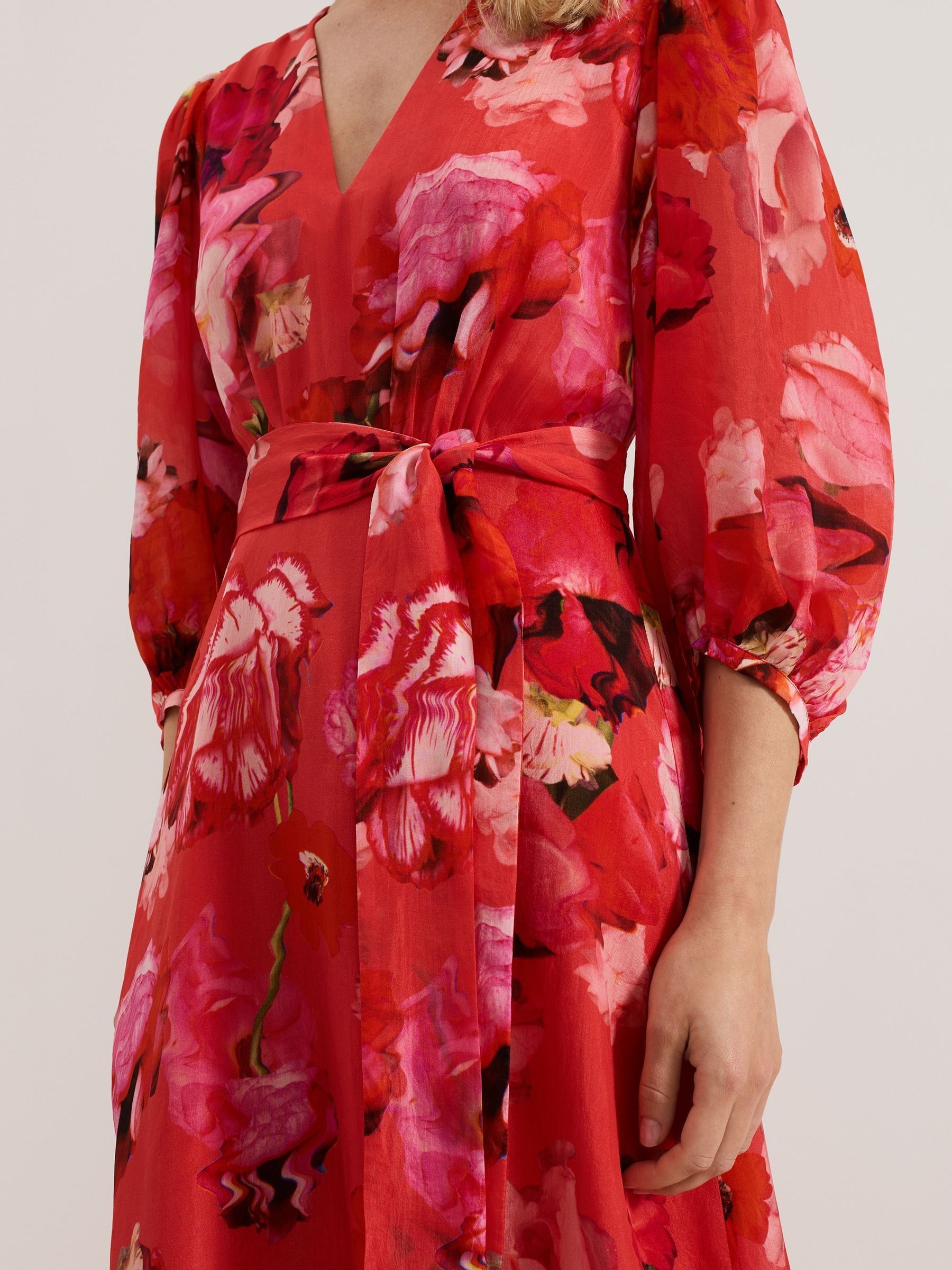 Buy Phase Eight Pink Federica Midi Dress from the Next UK online shop