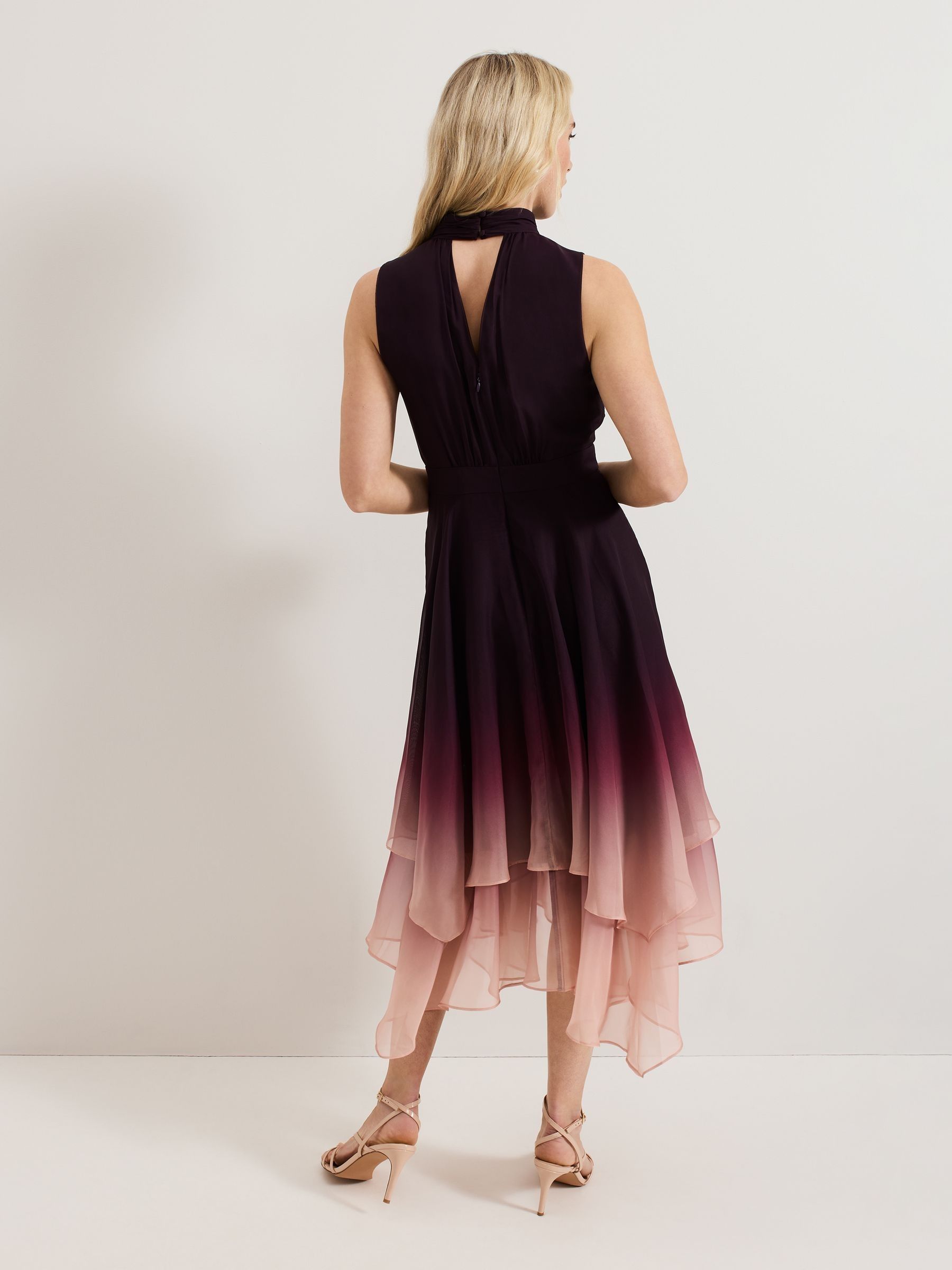 Buy Phase Eight Black Maybel Ombre Dress from the Next UK online shop