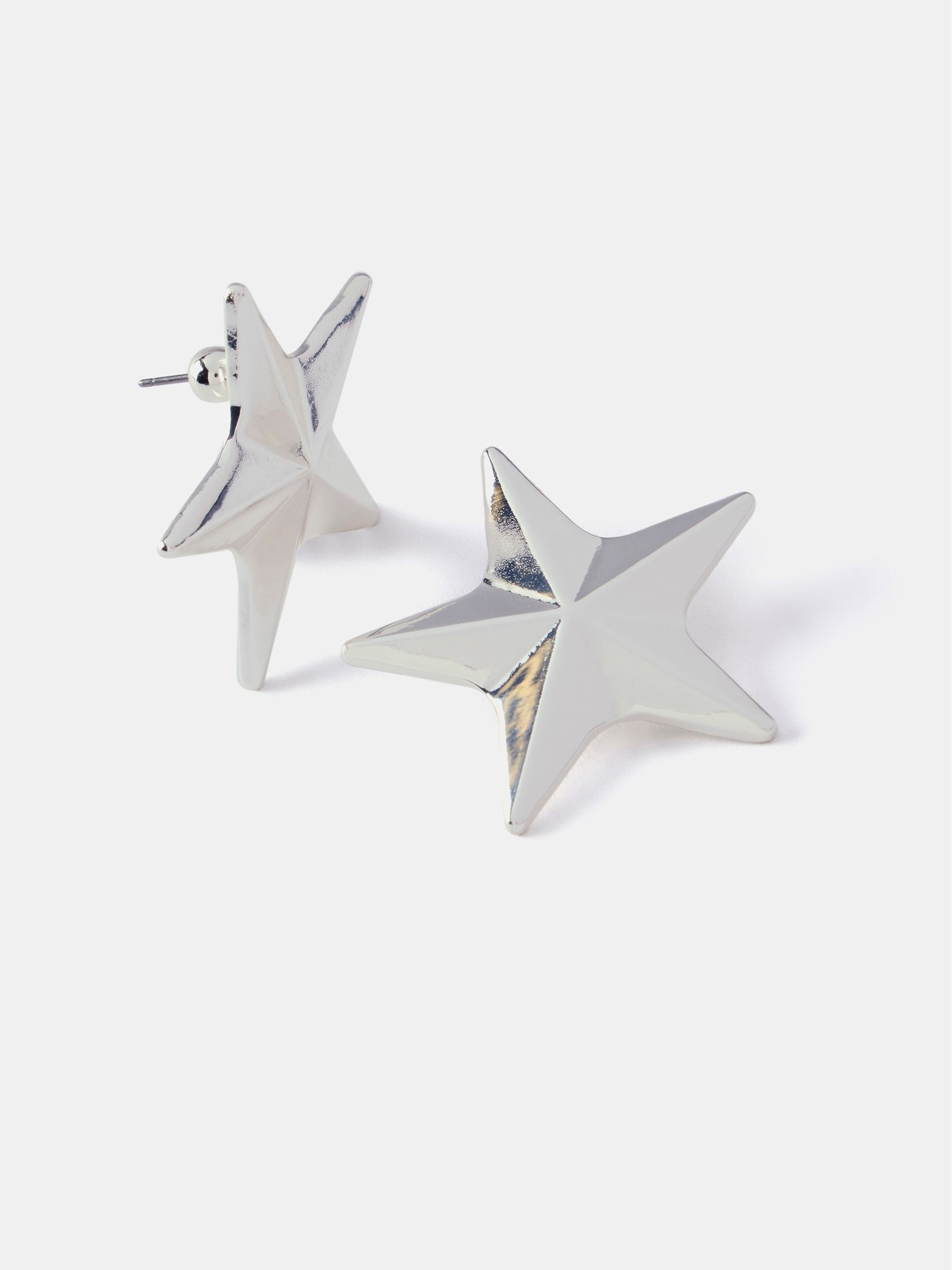 Buy Mint Velvet Silver Tone Star Stud Earrings from the Next UK online shop