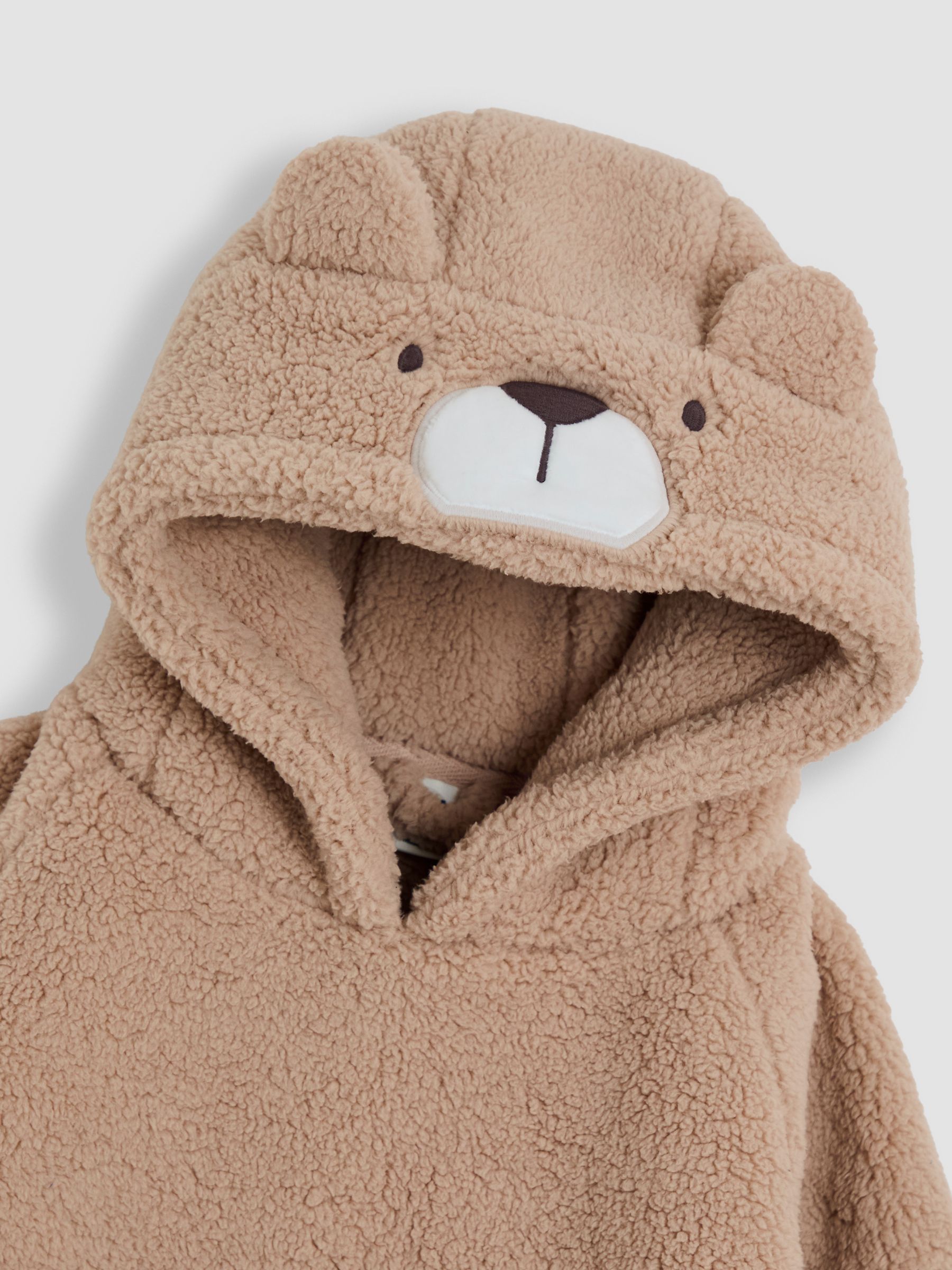 Buy JoJo Maman Bébé Natural Bear Cosy Hooded Blanket from the Next UK ...