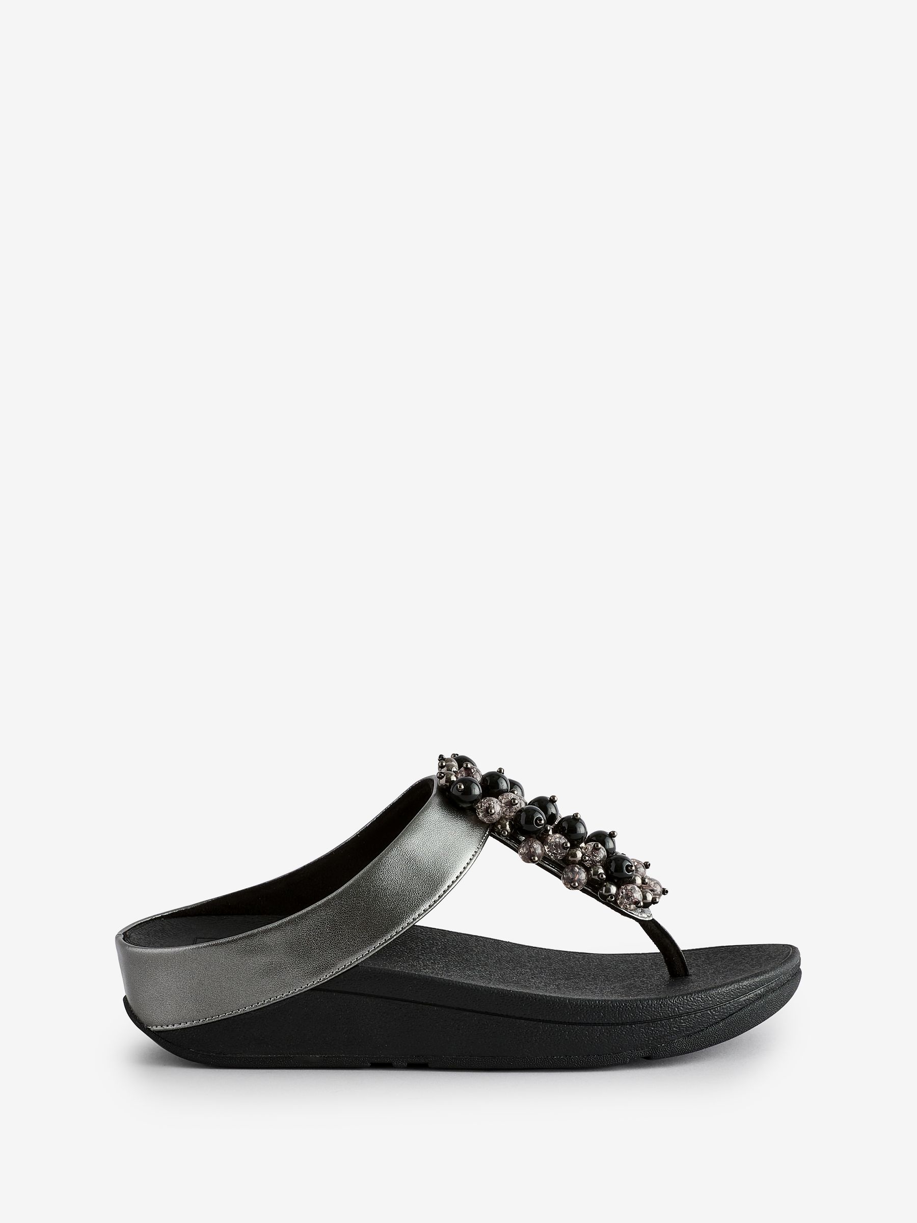 Buy FitFlop Purple Fino Bauble Bead Toe Post Sandals from the Next UK ...