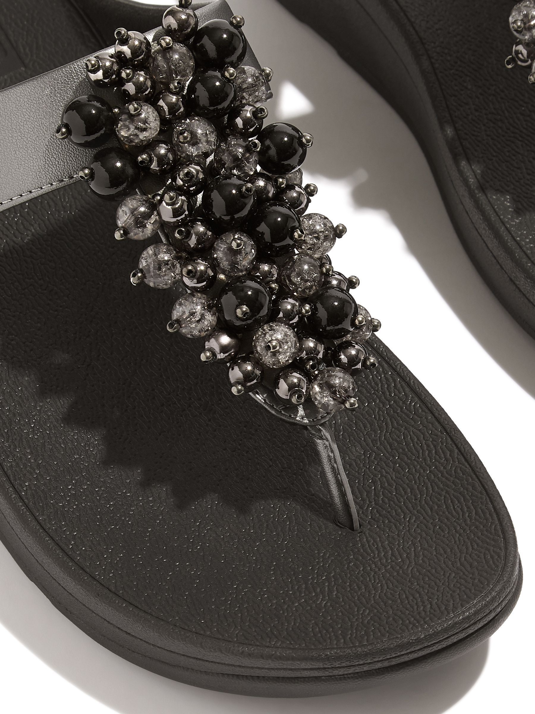 Buy FitFlop Purple Fino Bauble Bead Toe Post Sandals from the Next UK ...