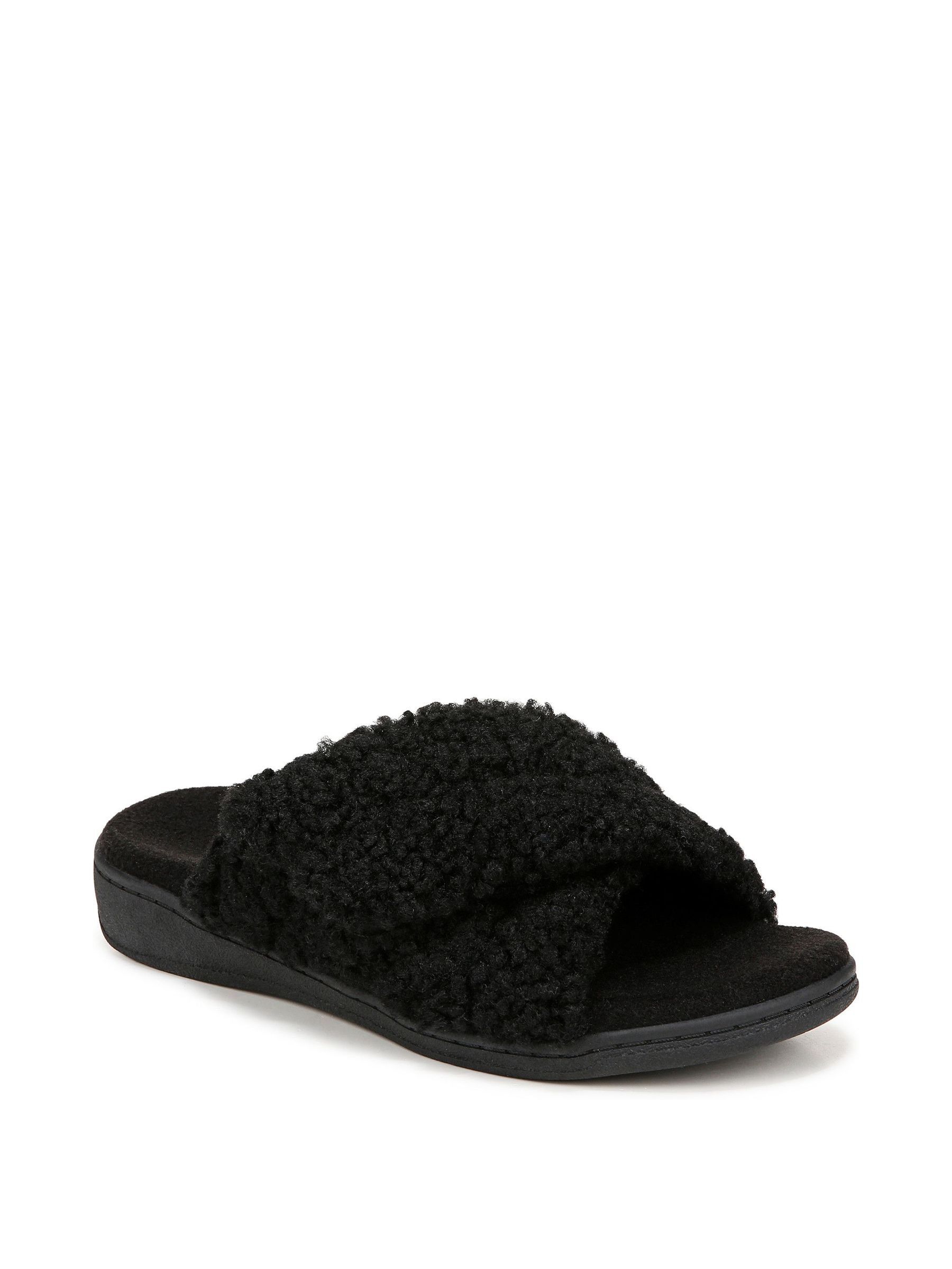 Buy Vionic Black Relax II Arch Support Slippers from the Next UK online ...