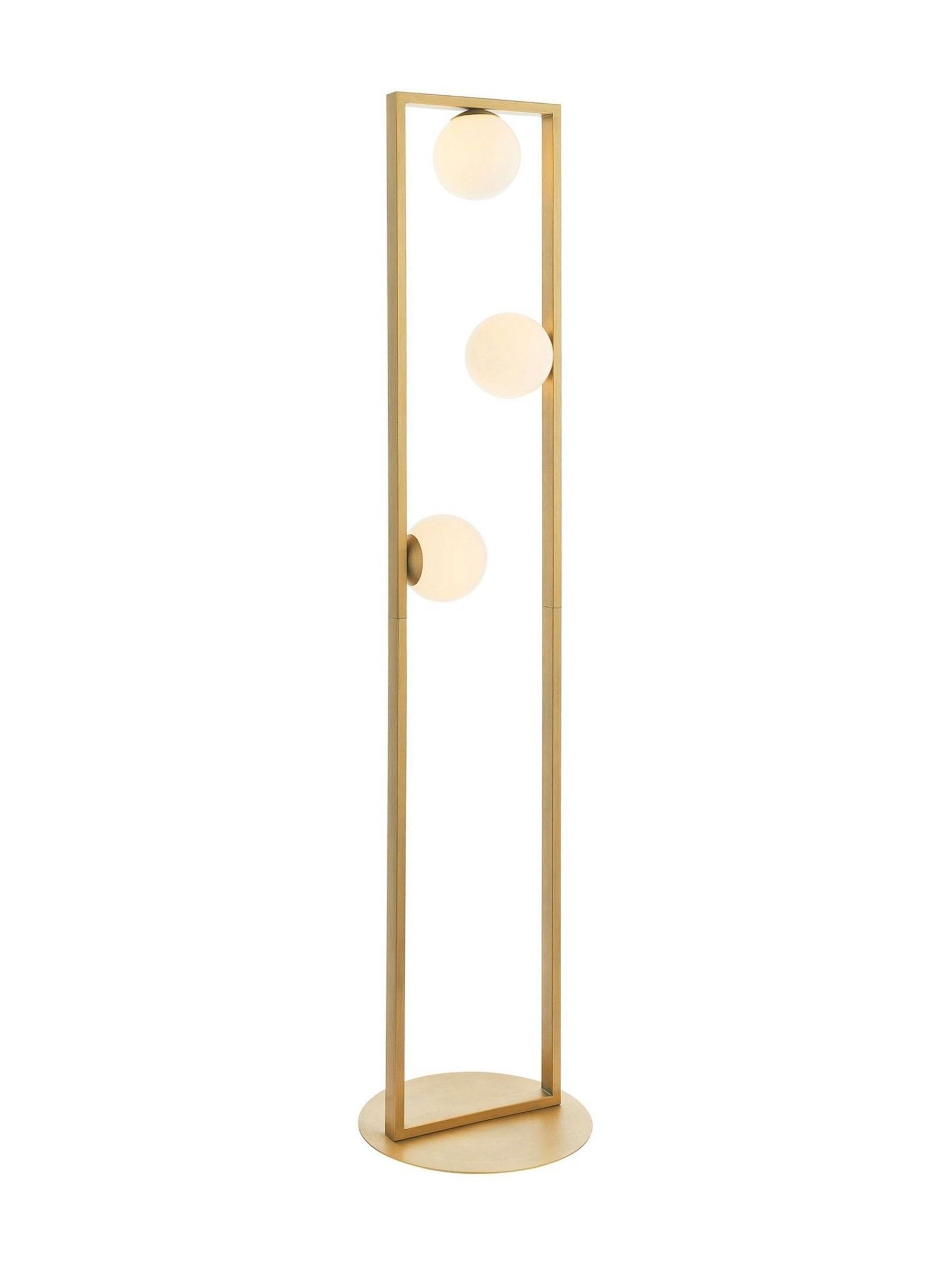 Buy Gallery Home Brushed Gold Teo Floor Light from the Next UK online shop