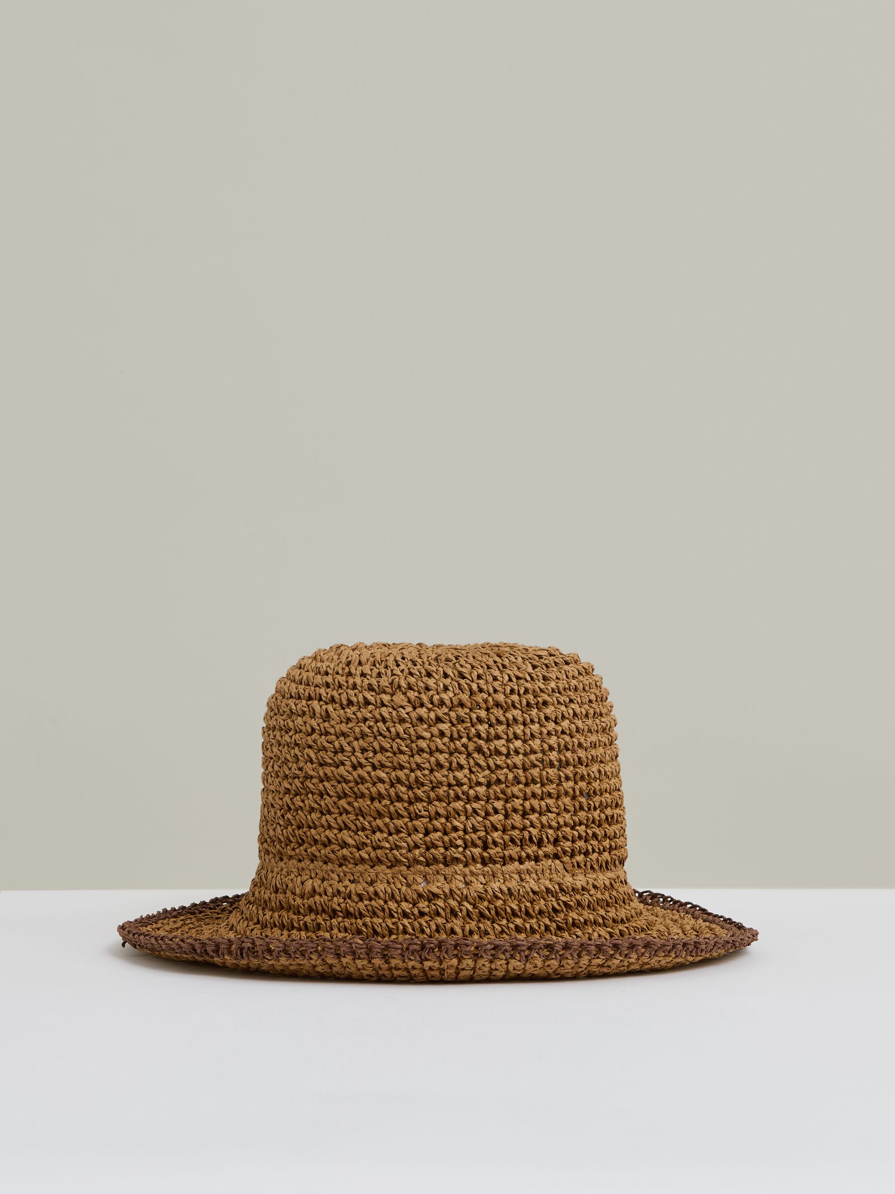 Buy Reiss Tan Enziya Straw Sun Hat from the Next UK online shop