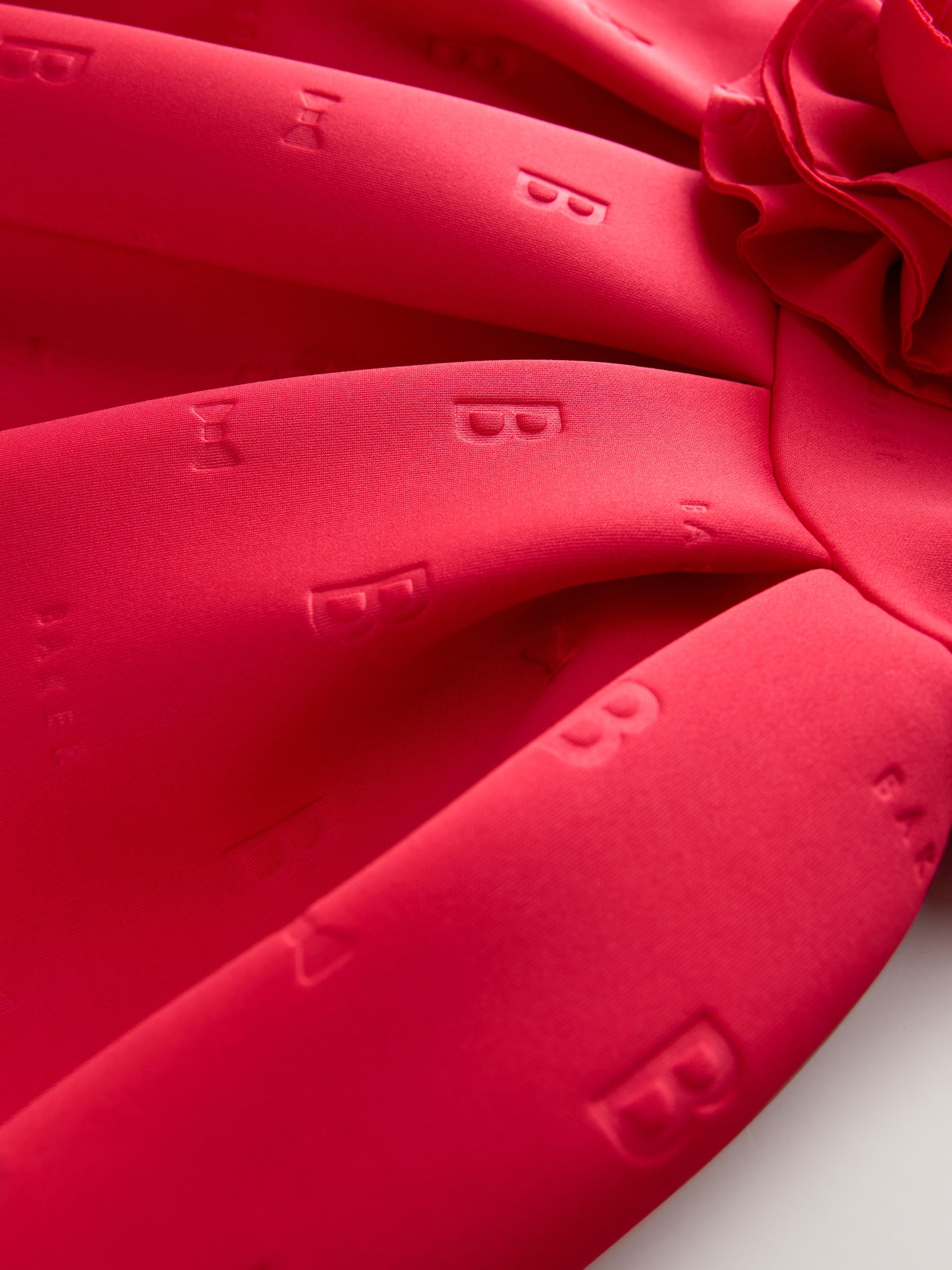 Buy Baker by Ted Baker Red 3D Corsage Embossed Scuba Dress from the ...