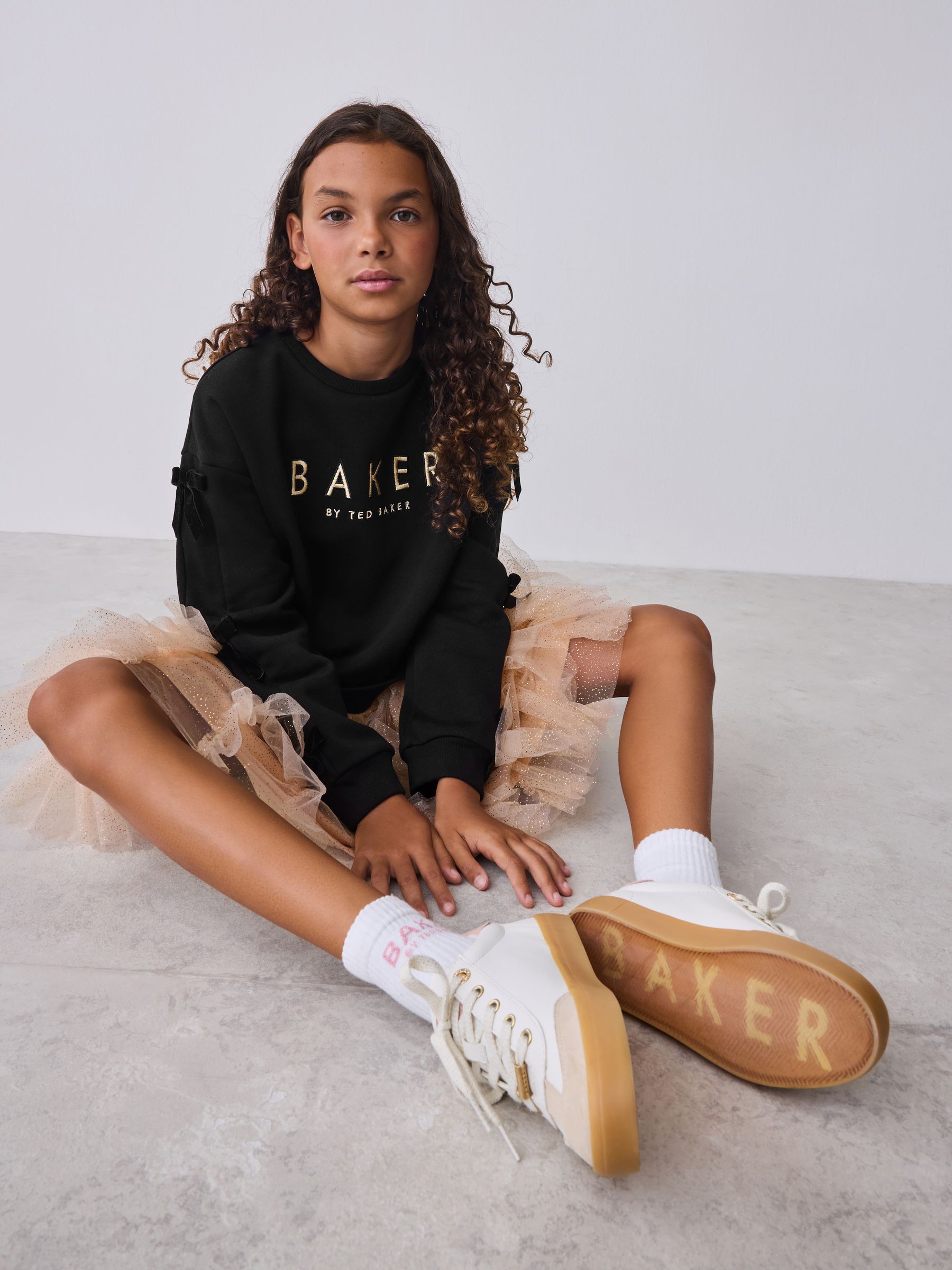 Buy Baker by Ted Baker Mesh Skirted Sweat Mockable Dress from Next Bahrain
