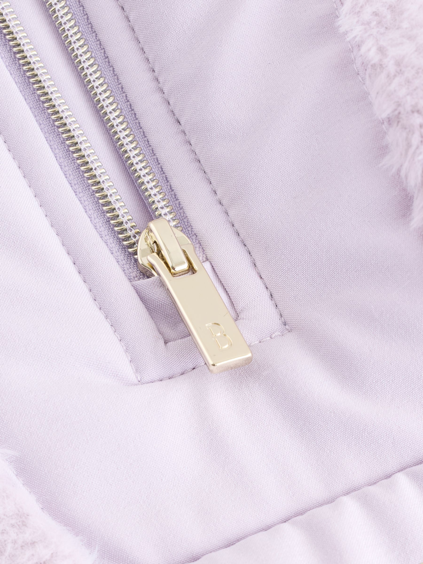 Buy Baker by Ted Baker Lilac Purple Borg Mix Panel Fleece from the Next ...