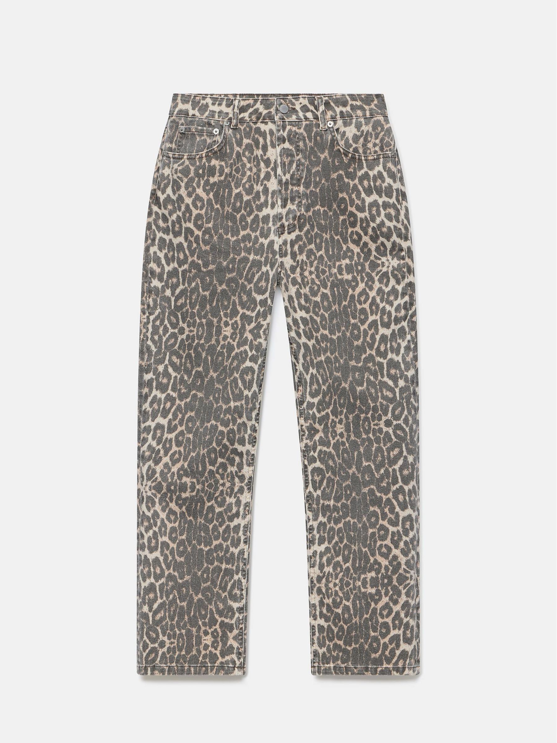 Buy Mint Velvet Cream Leopard Print Slim Jeans from the Next UK online shop