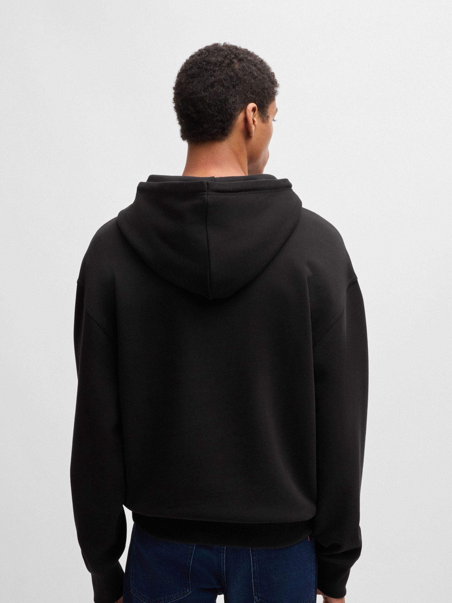 Buy BOSS Black Regular Fit Logo Hoodie from the Next UK online shop
