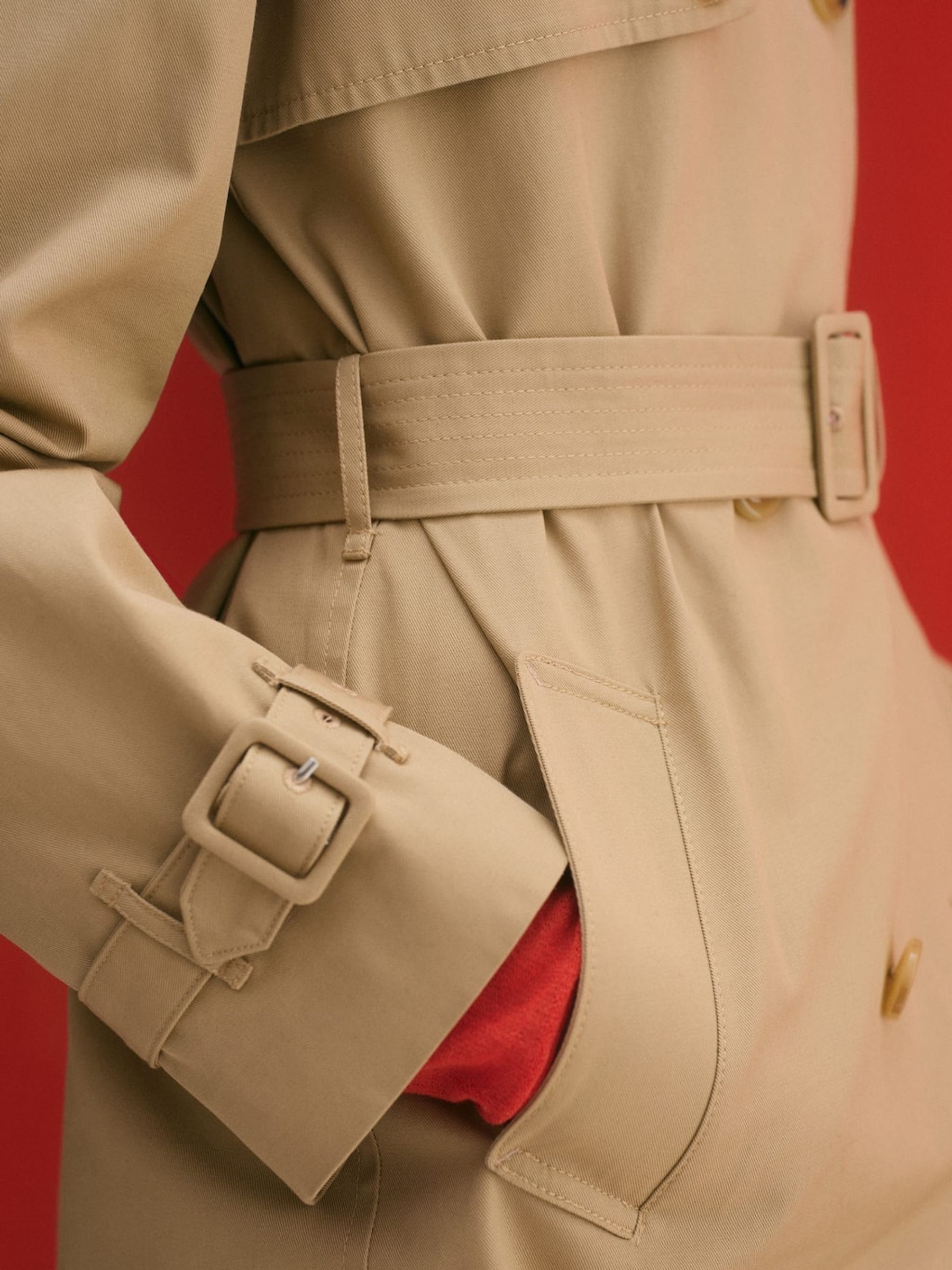 Buy Mango Brown Belted Trench Coat from the Next UK online shop