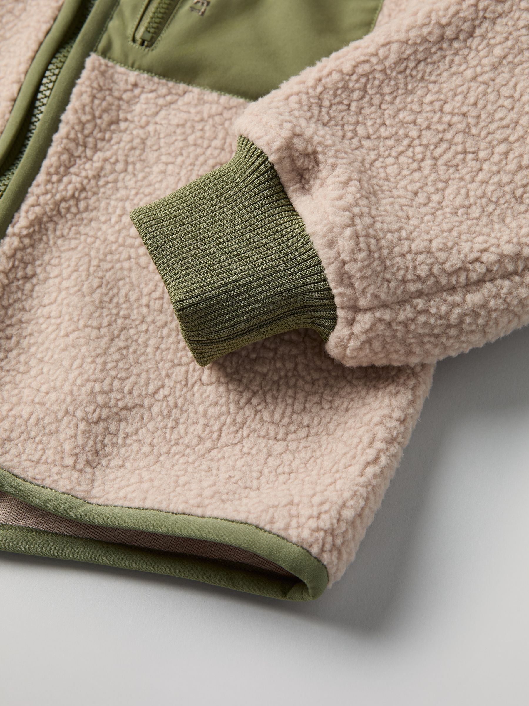 Buy Polarn O. Pyret Natural Teddy Fleece Jacket from the Next UK online ...
