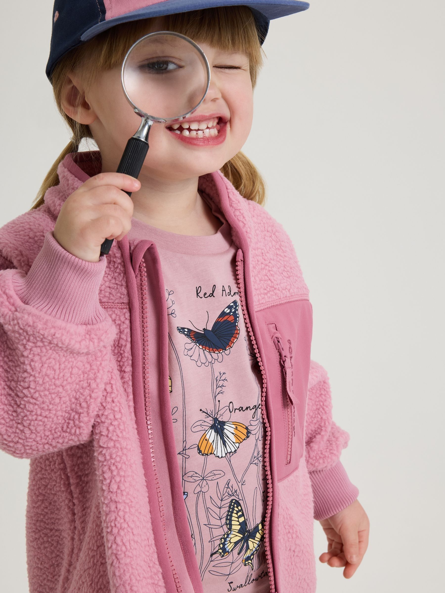 Buy Polarn O Pyret Pink 100% Organic Cotton Ladybird Print T-Shirt from ...