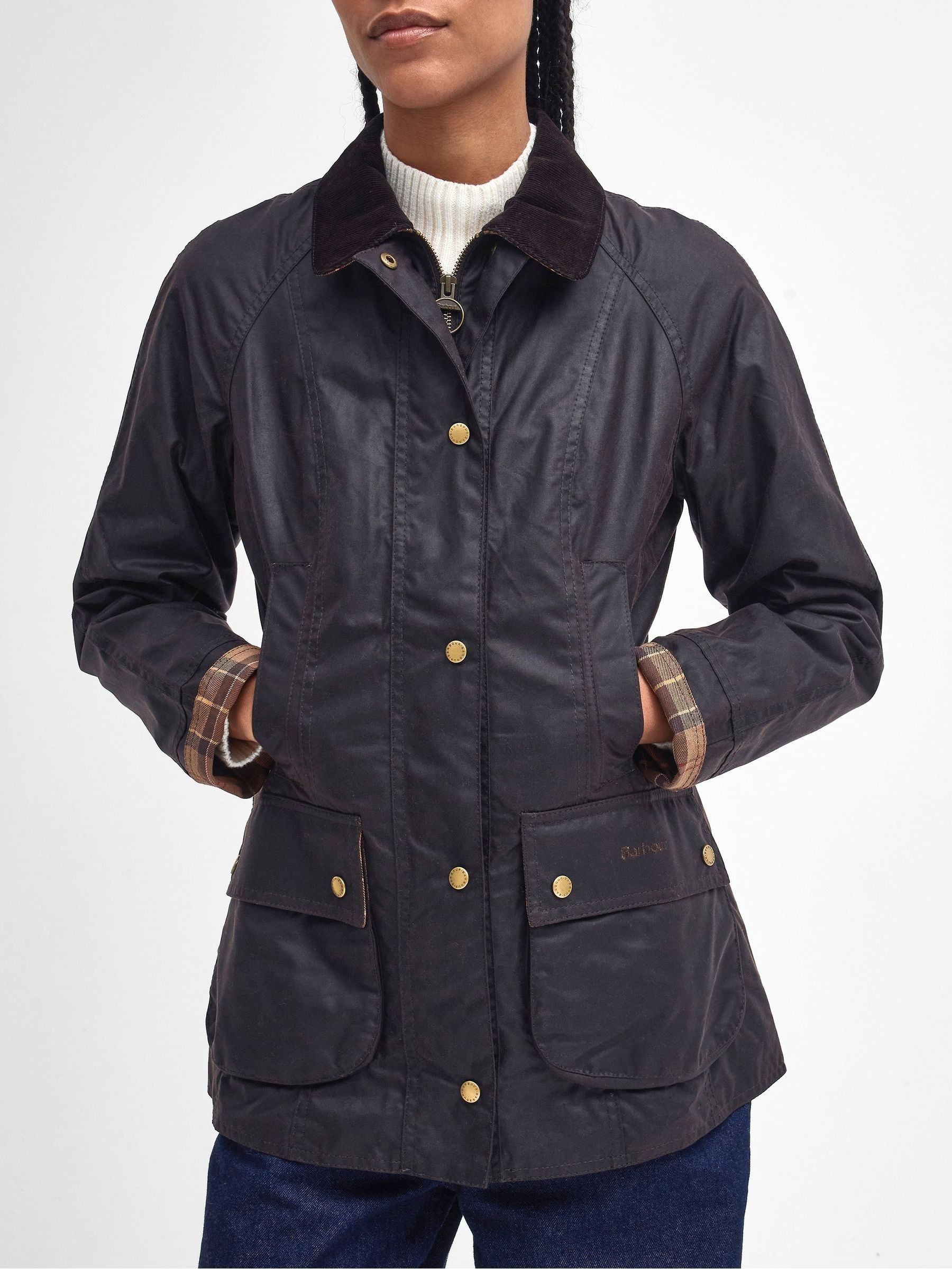 Buy Barbour® Brown Beadnell Classic Wax Jacket from the Next UK online shop