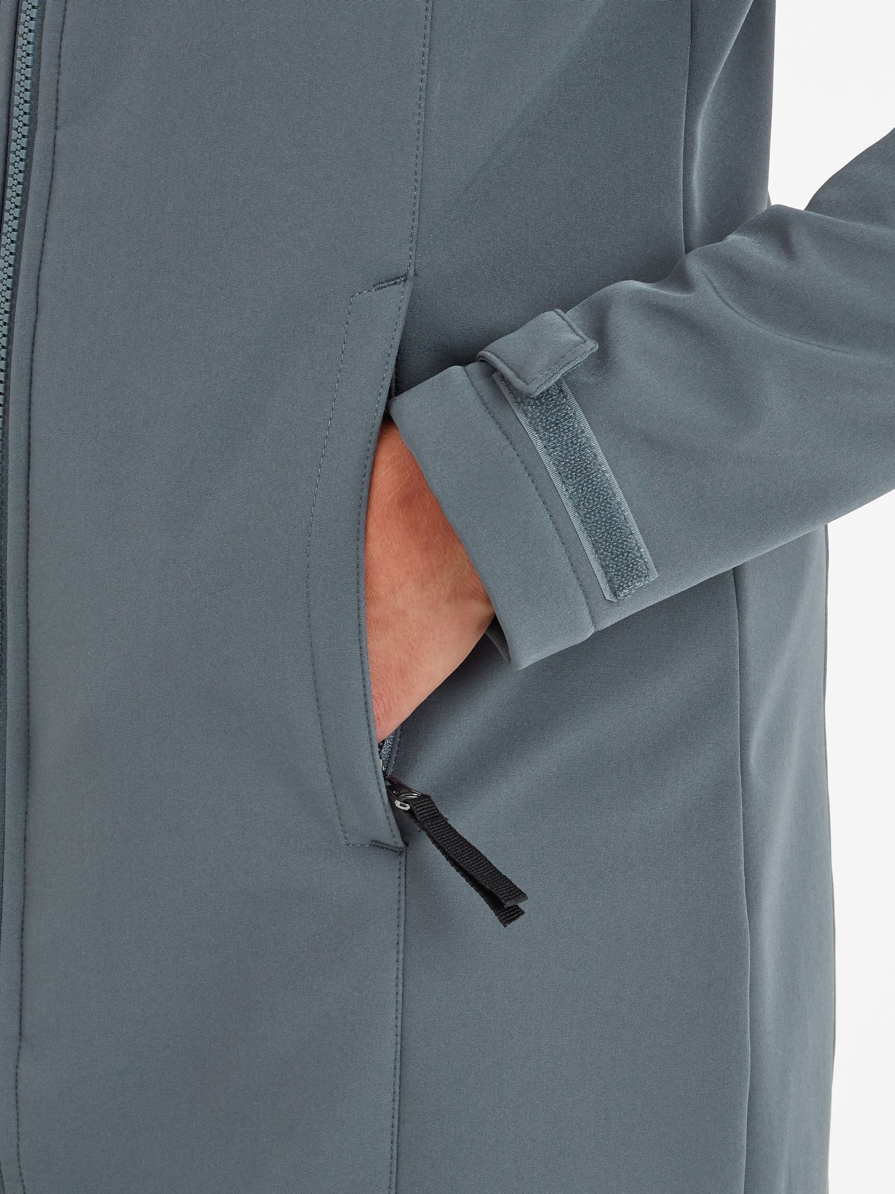 Buy Tog 24 Grey Marina Extra Long Softshell Coat from the Next UK ...