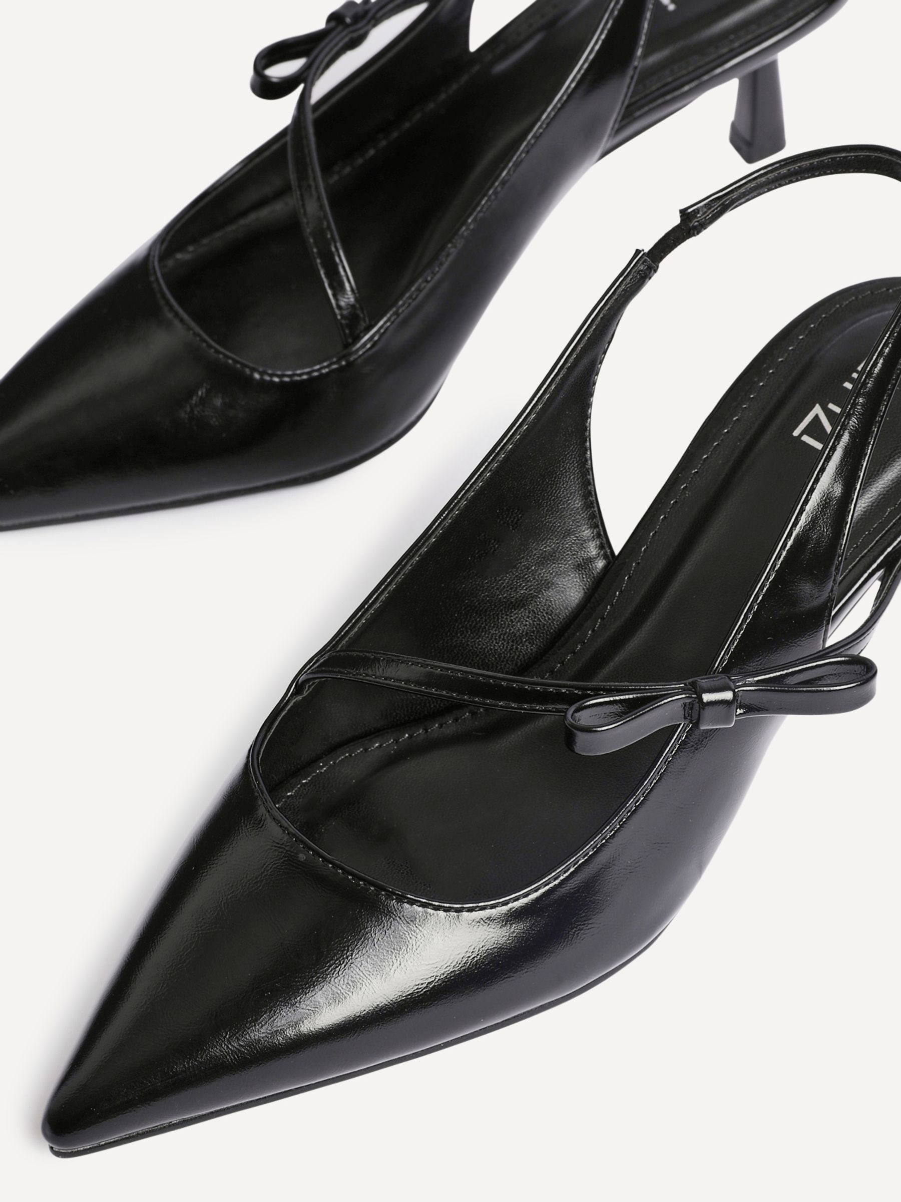 Buy Linzi Black Timeless Court Heels With Bow Detail from Next Canada