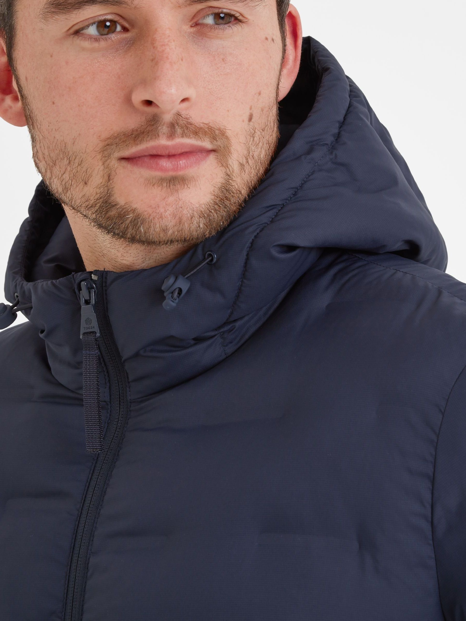 Buy Tog 24 Blue Mens Fender Padded Jacket from the Next UK online shop