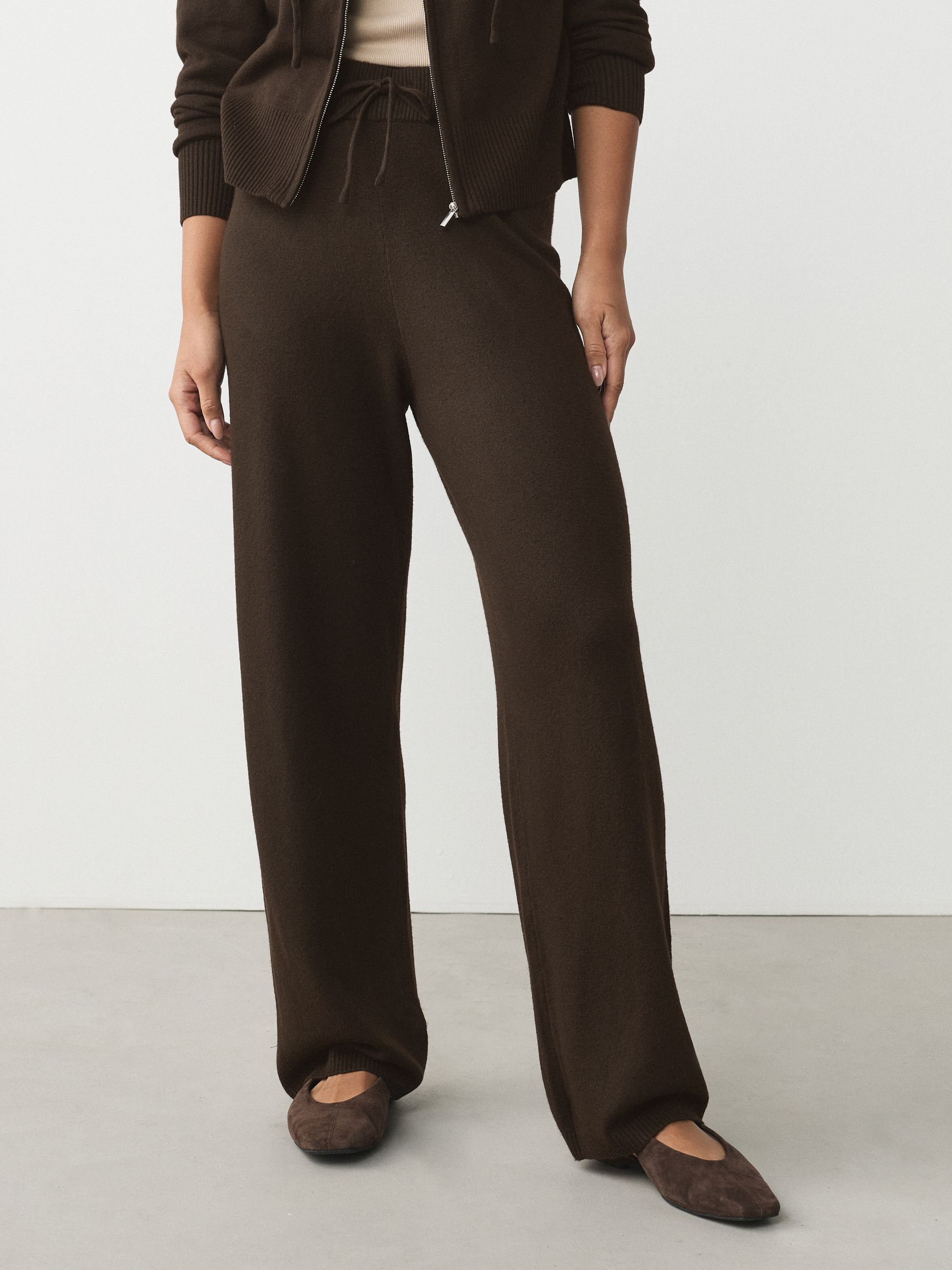 Buy Chocolate Brown Super Soft Co-Ord Knitted Joggers from the Next UK ...